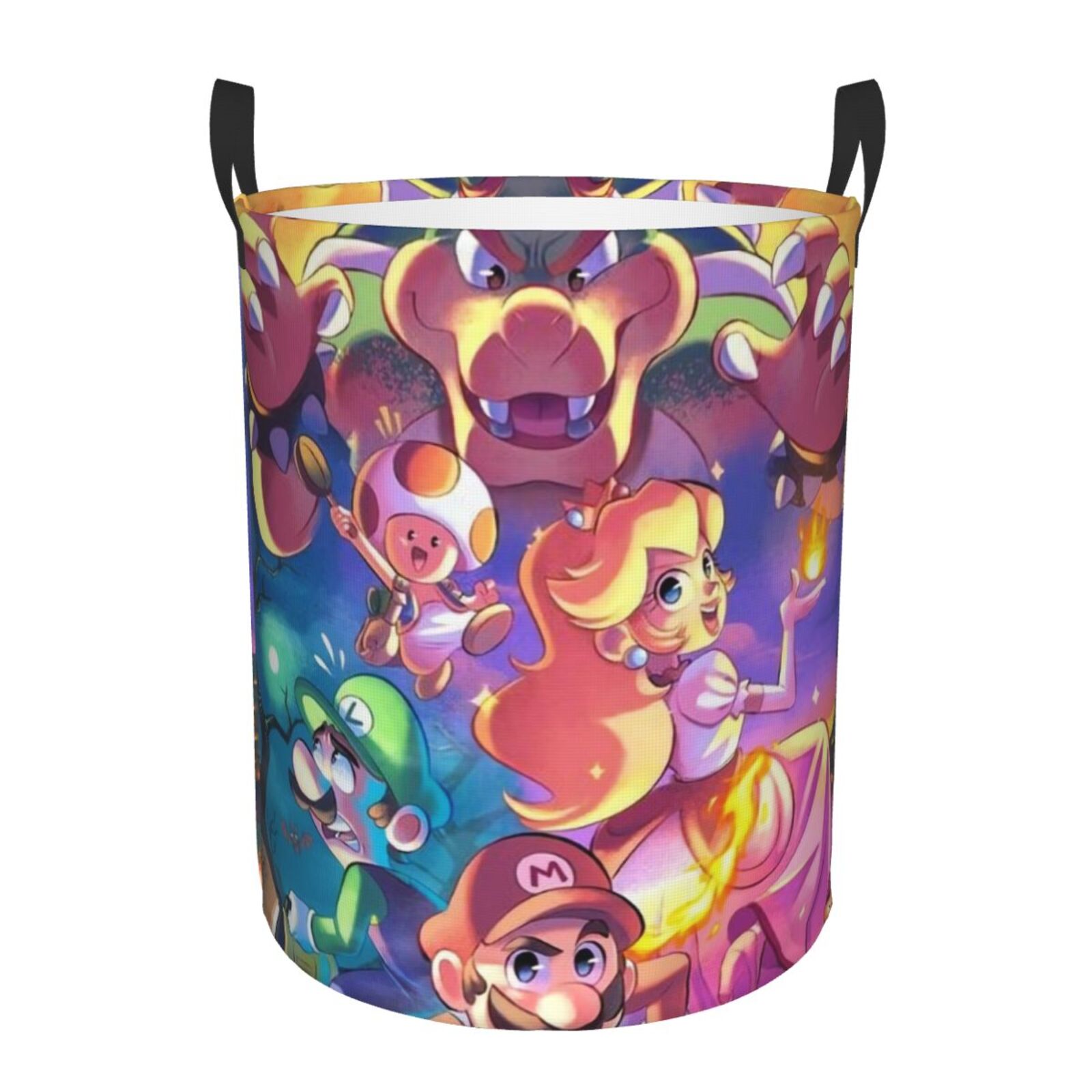Super Mario Large Foldable Laundry Basket, Clothes Organizer ...
