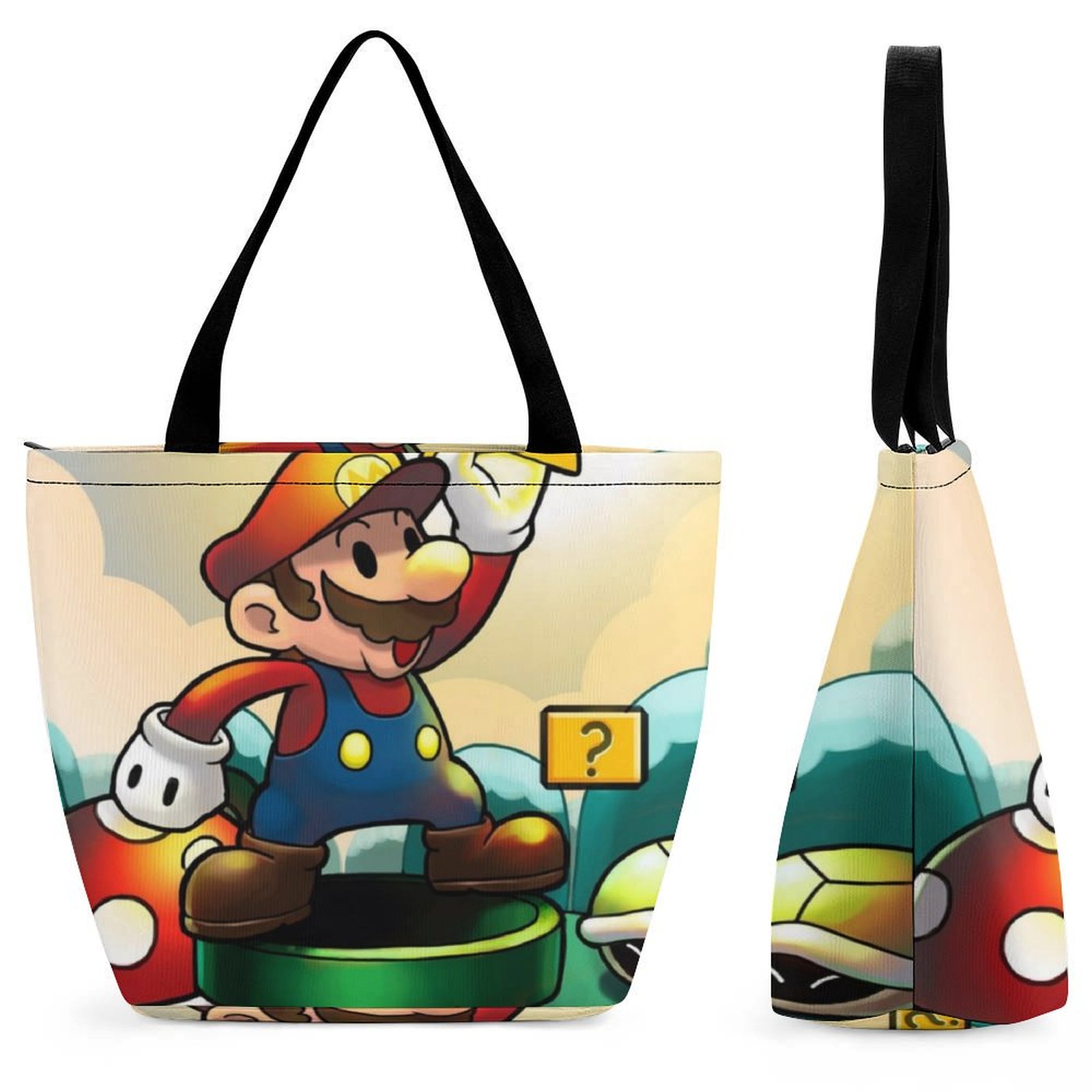 Super Mario Large Vacation Theme Park Purse, Travel Bag, Gym Bag, Work ...