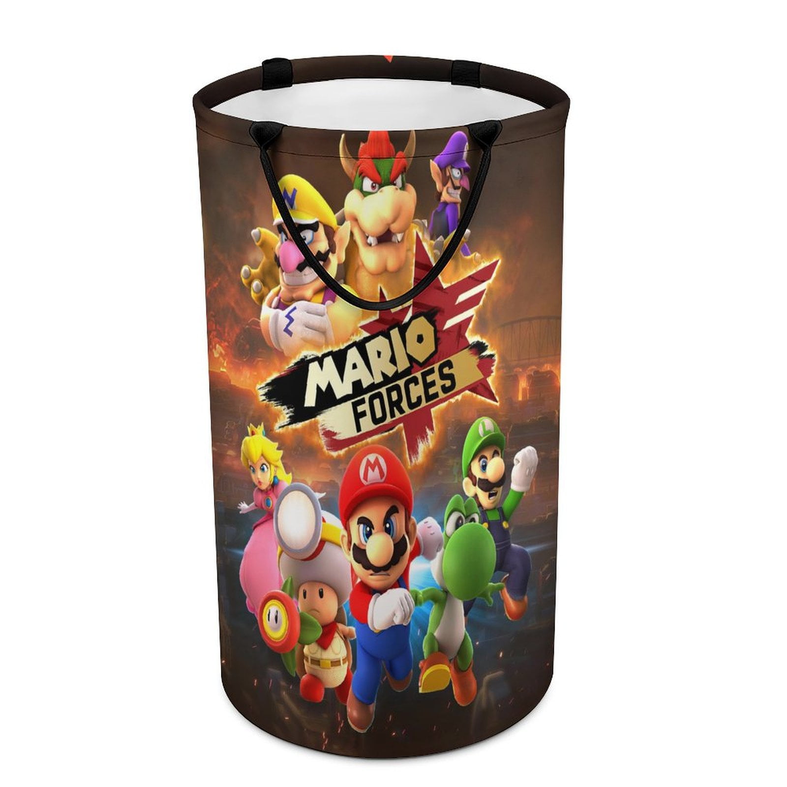 Super Mario Laundry Basket Hamper Holder Portable 86L Tall Collapsible ...