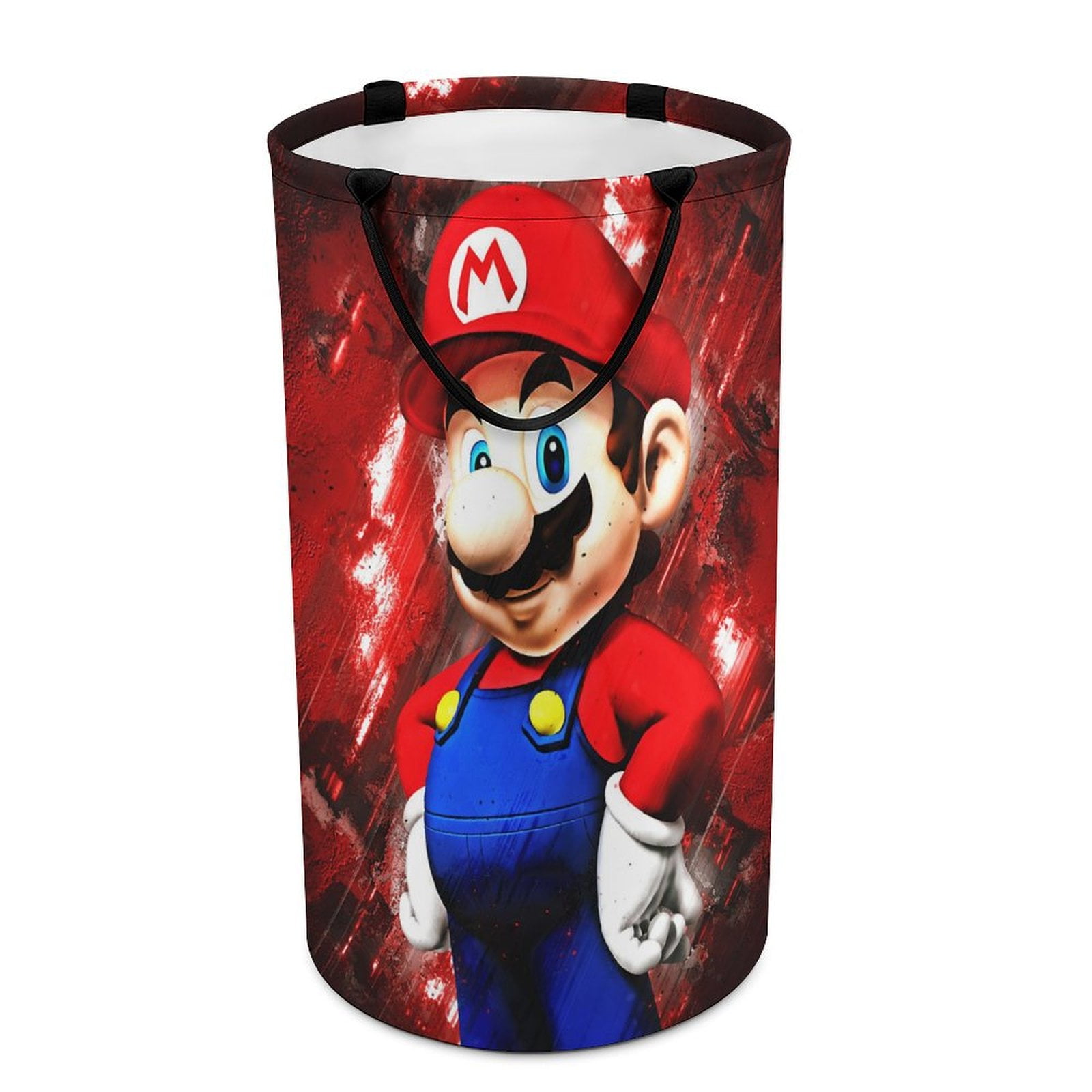 Super Mario Laundry Basket Hamper Holder Portable 86L Tall Collapsible ...