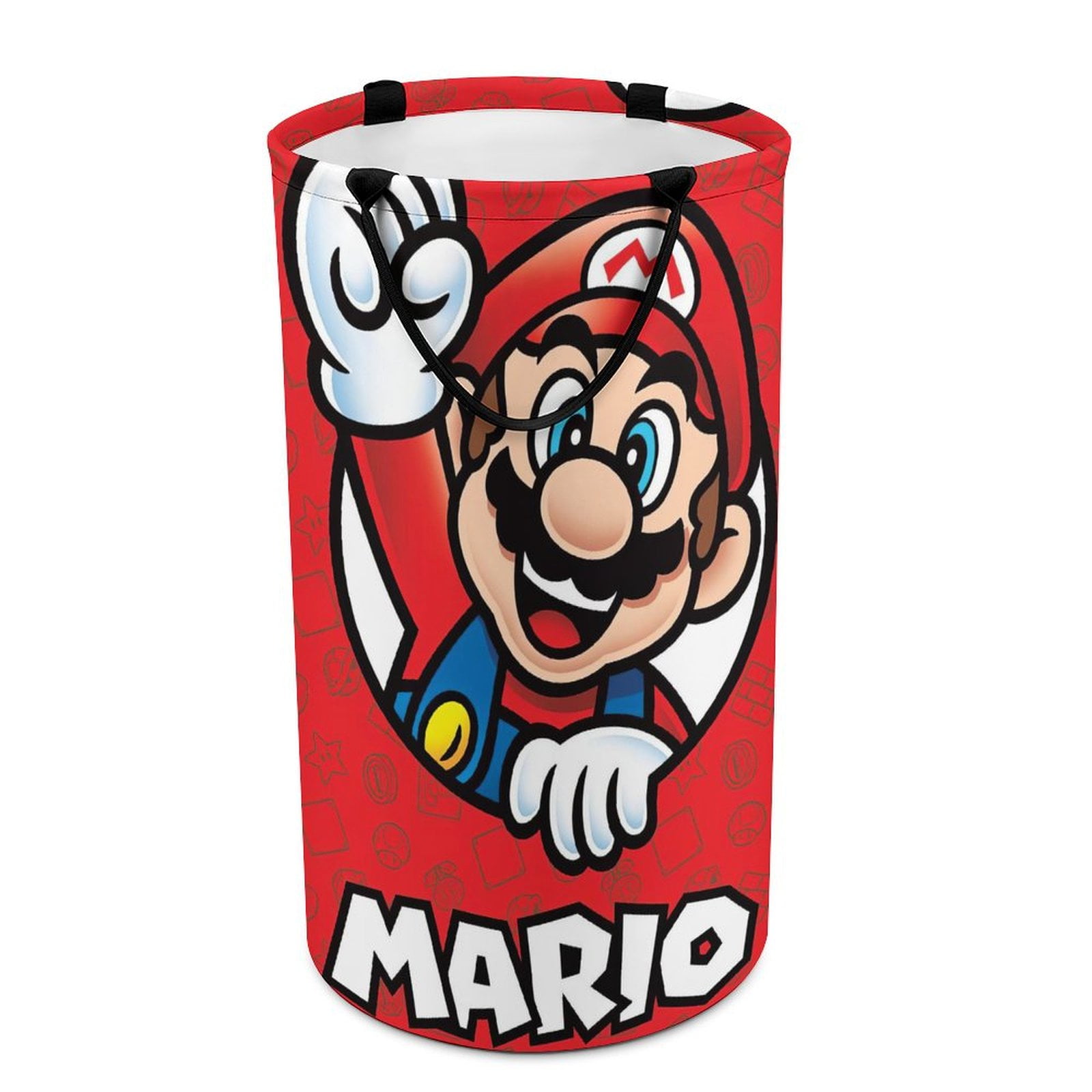 Super Mario Laundry Basket Hamper Holder Portable 86L Tall Collapsible ...