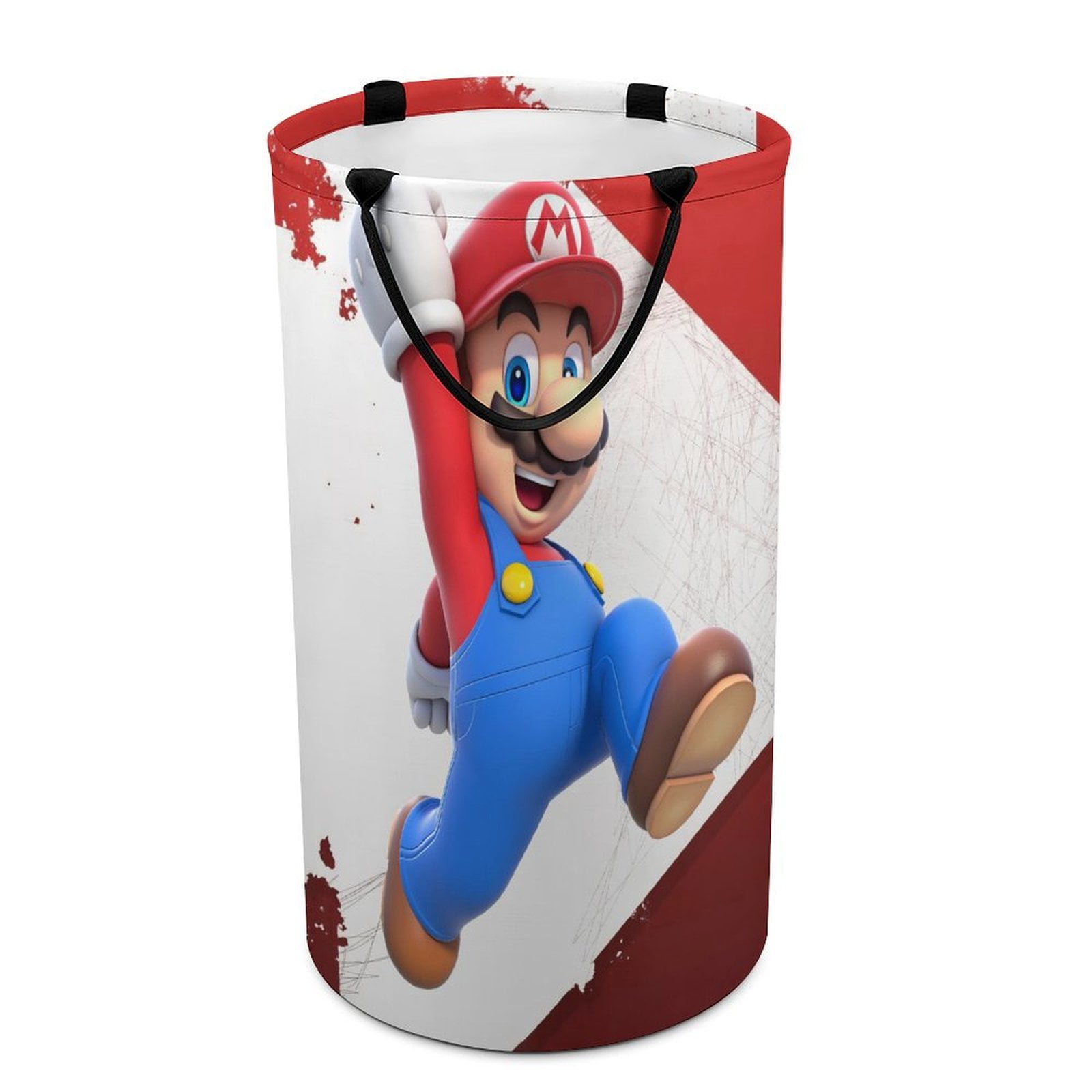 Super Mario Laundry Basket Hamper Holder Portable 86L Tall Collapsible Laundry Hamper Nusery ...