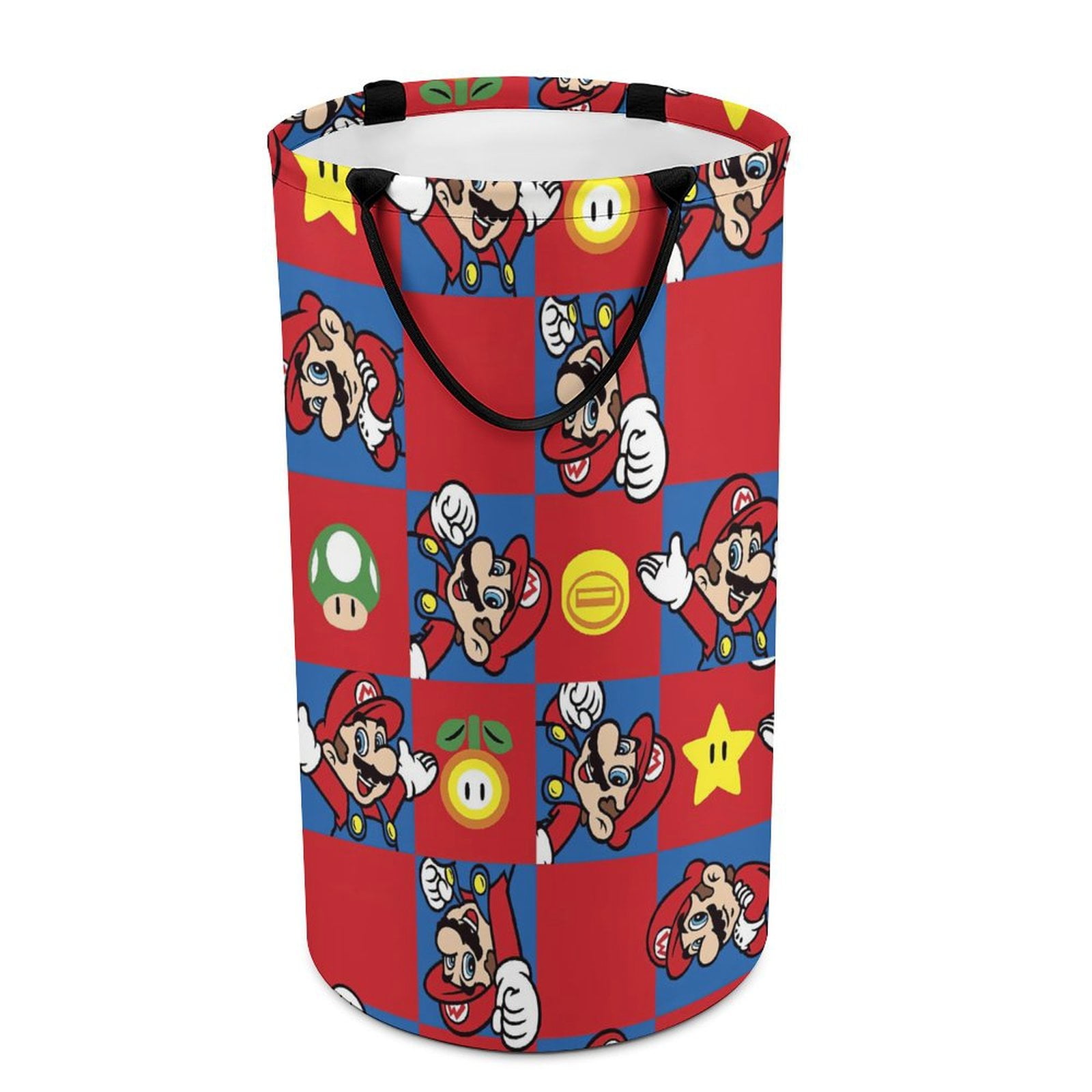 Super Mario Laundry Basket Hamper Holder Portable 86L Tall Collapsible ...