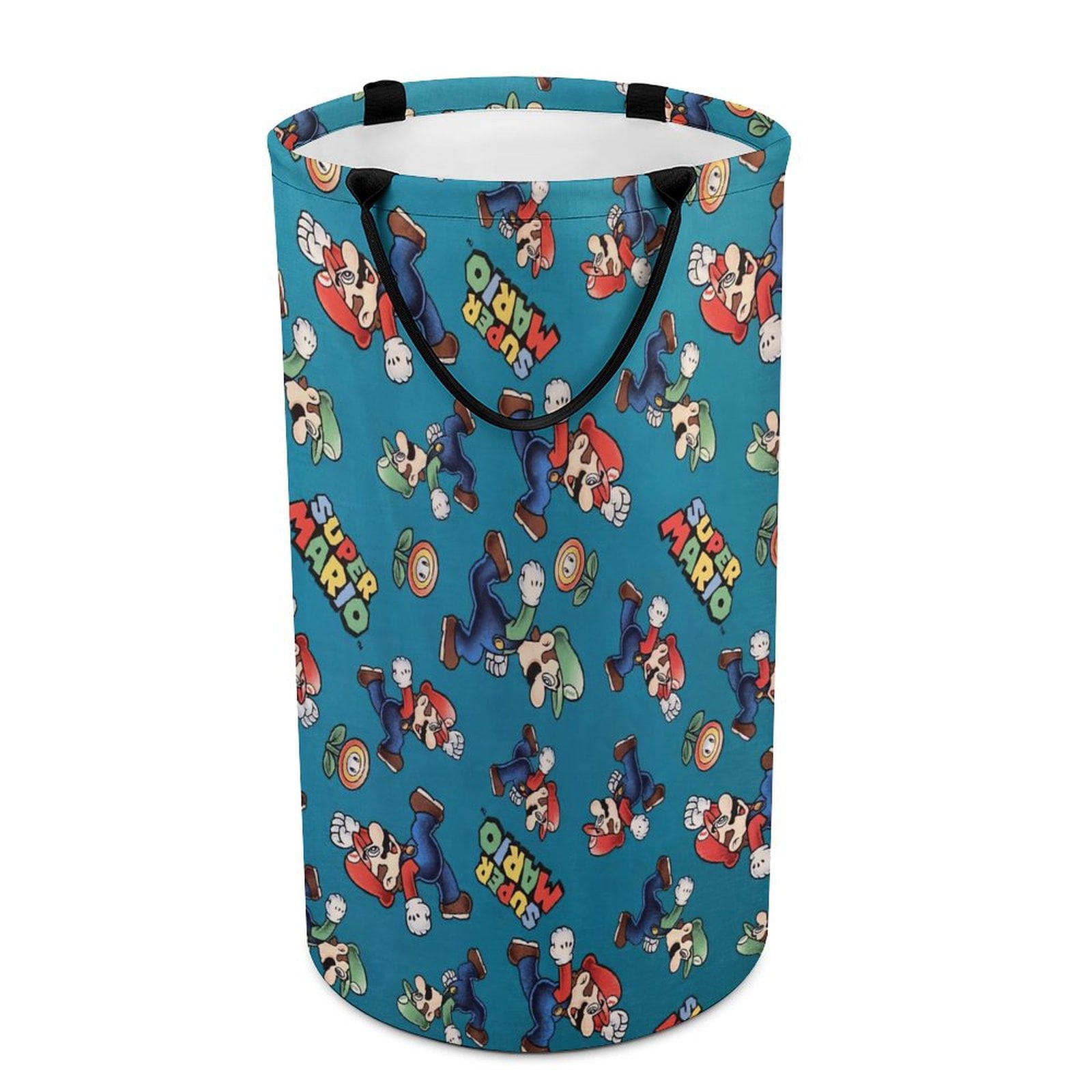 Super Mario Laundry Basket Hamper Holder Portable 86L Tall Collapsible ...