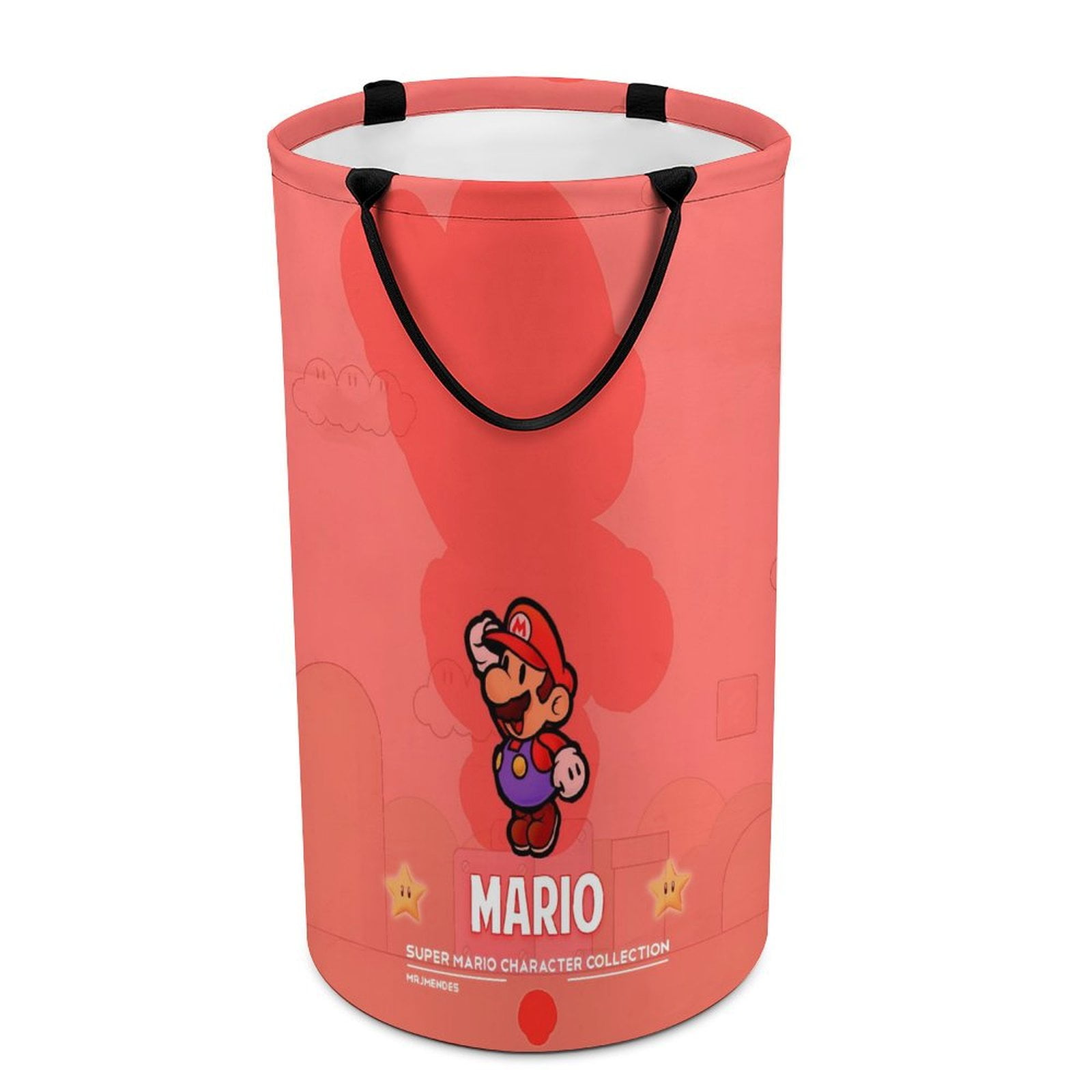 Super Mario Laundry Basket Hamper Holder Portable 86L Tall Collapsible ...