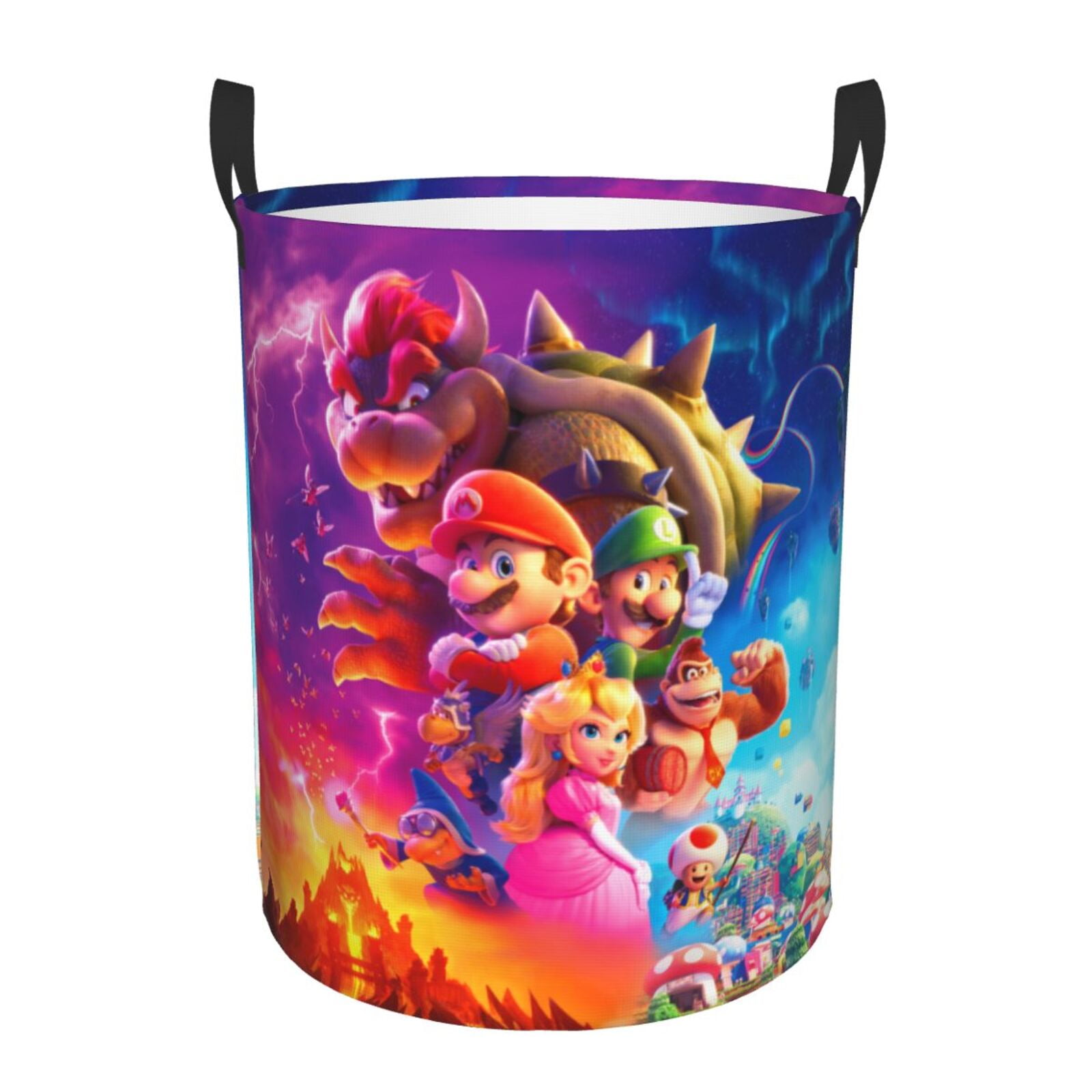 Super Mario Laundry Hamper Laundrys Basket Waterproof Durable Portable ...