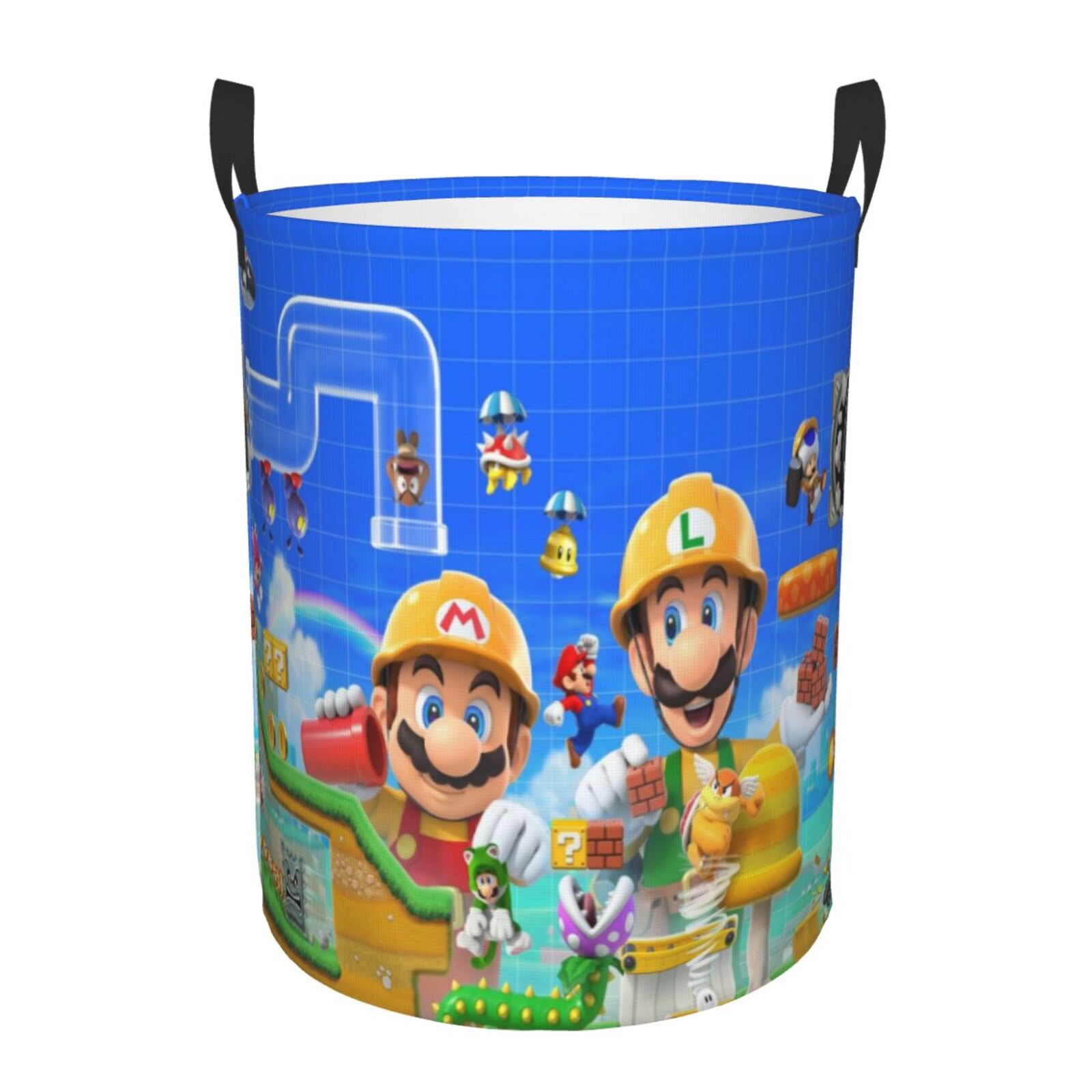 Super Mario Laundry Hamper Laundrys Basket Waterproof Durable Portable ...