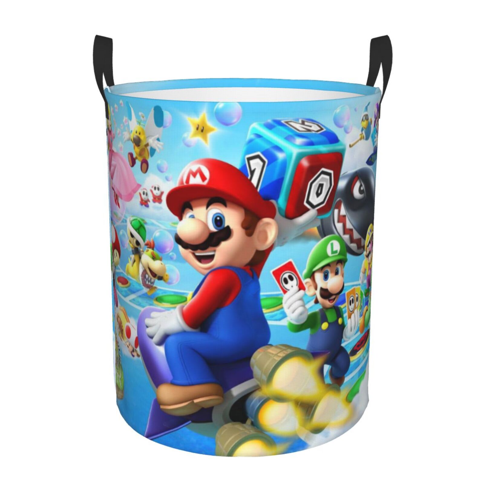 Super Mario Laundry Hamper Laundrys Basket Waterproof Durable Portable ...