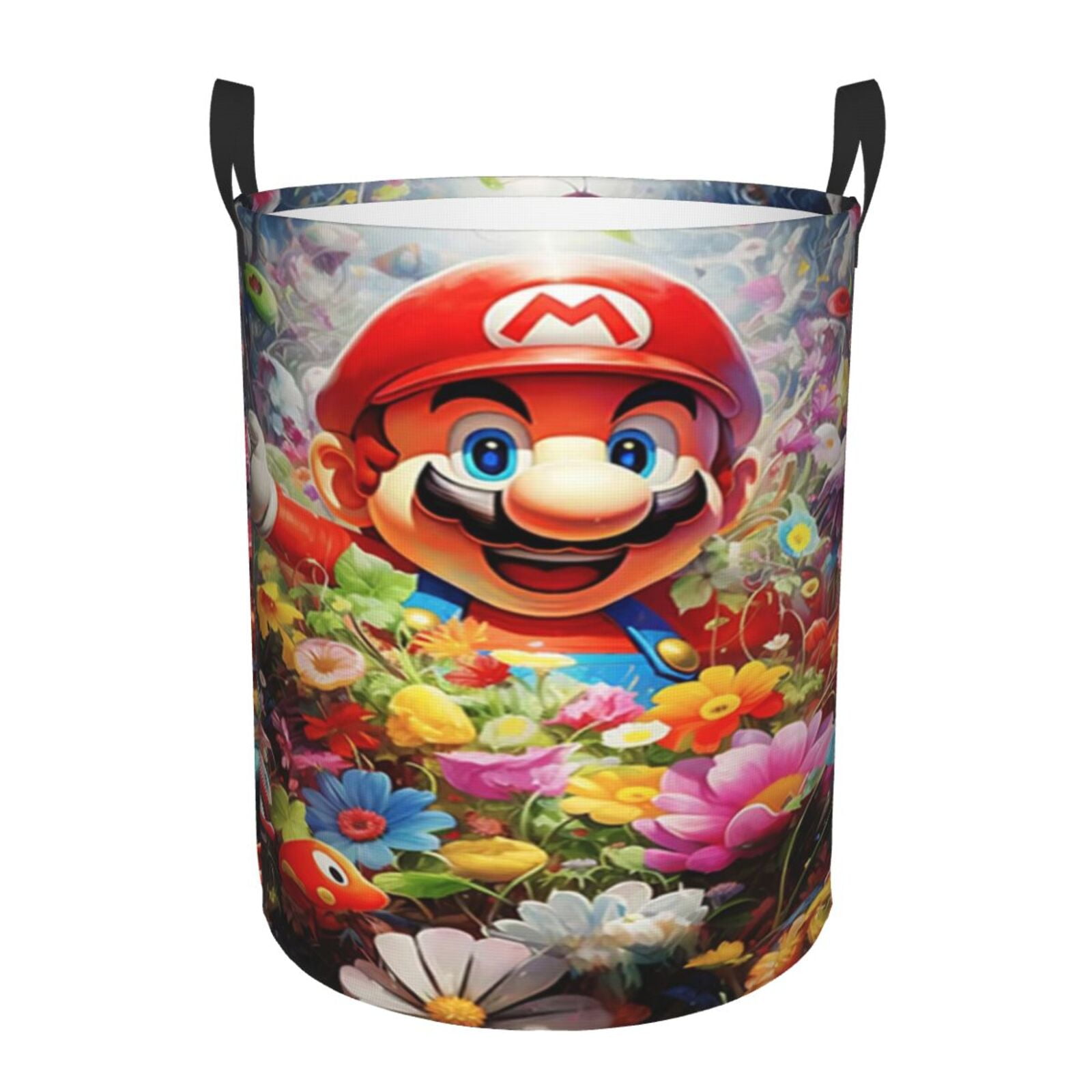 Super Mario Laundry Hamper Laundrys Basket Waterproof Durable Portable ...