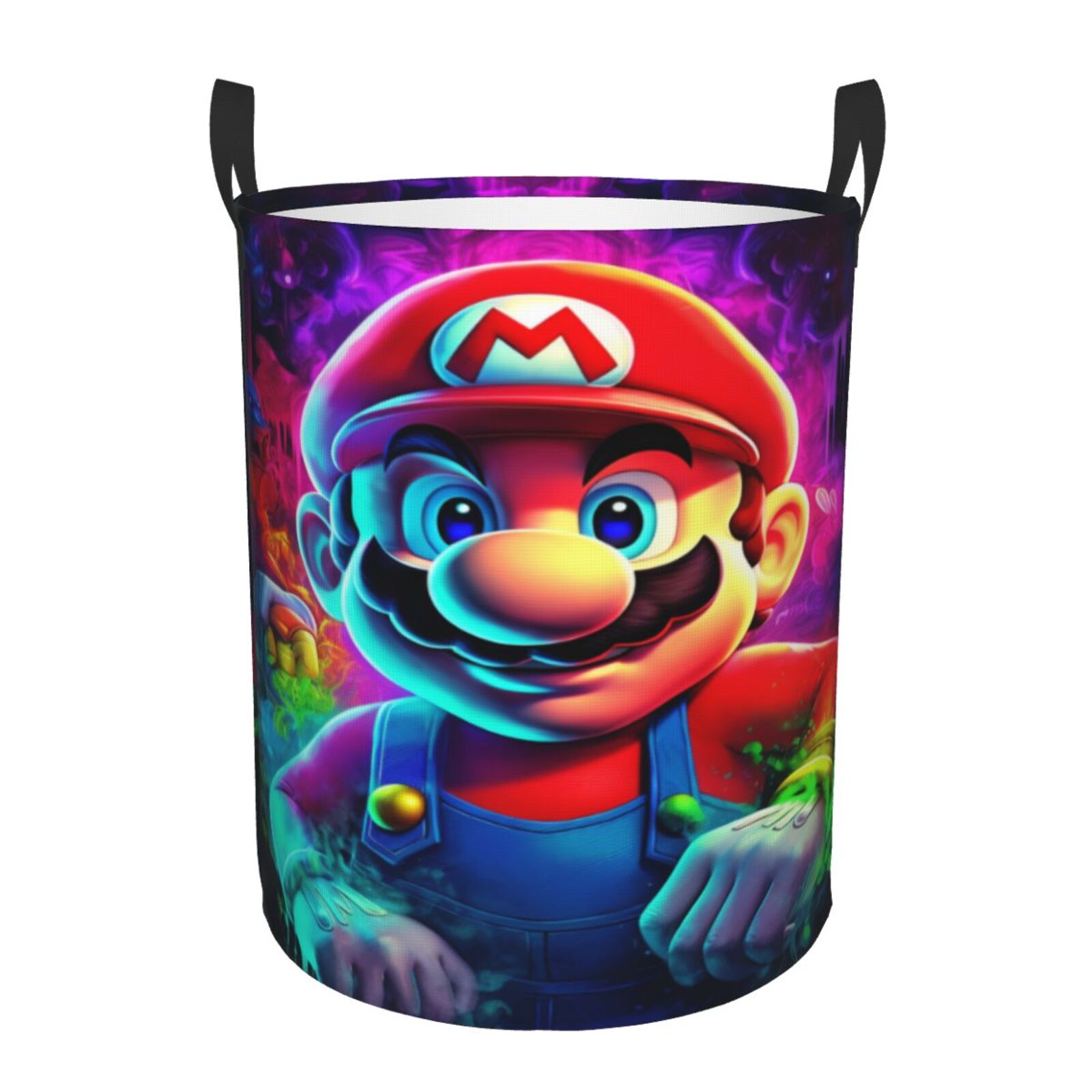 Super Mario Laundry Hamper Laundrys Basket Waterproof Durable Portable ...