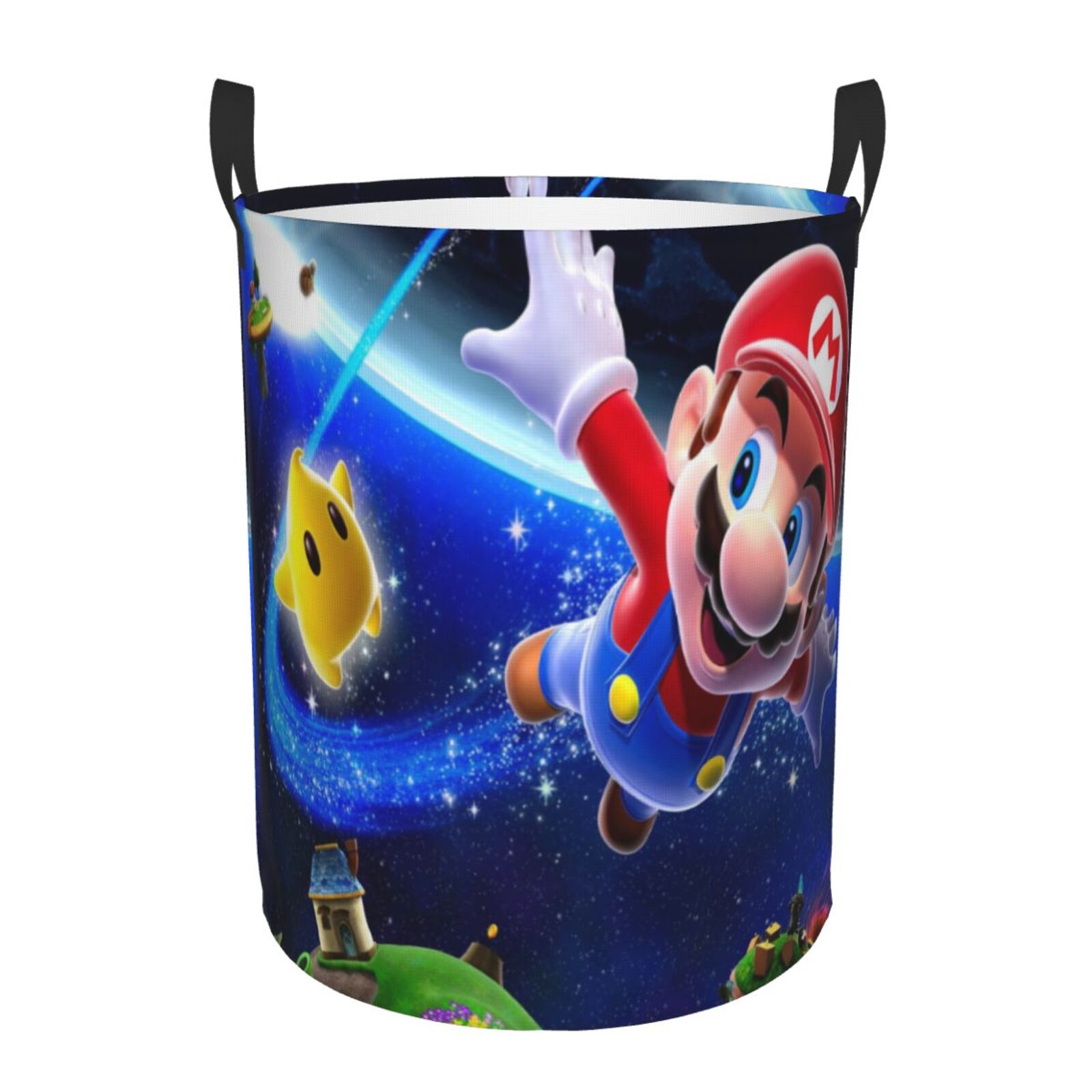 Super Mario Laundry Hamper Laundrys Basket Waterproof Durable Portable ...