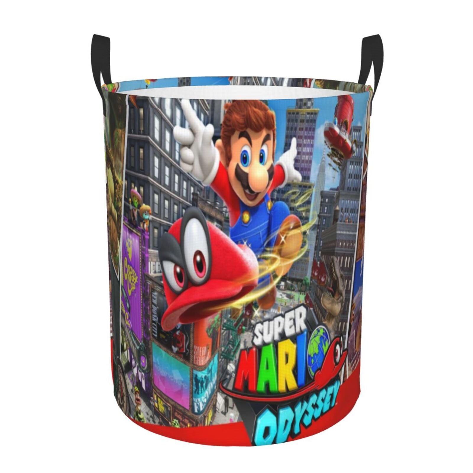 Super Mario Laundry Hamper Laundrys Basket Waterproof Durable Portable ...
