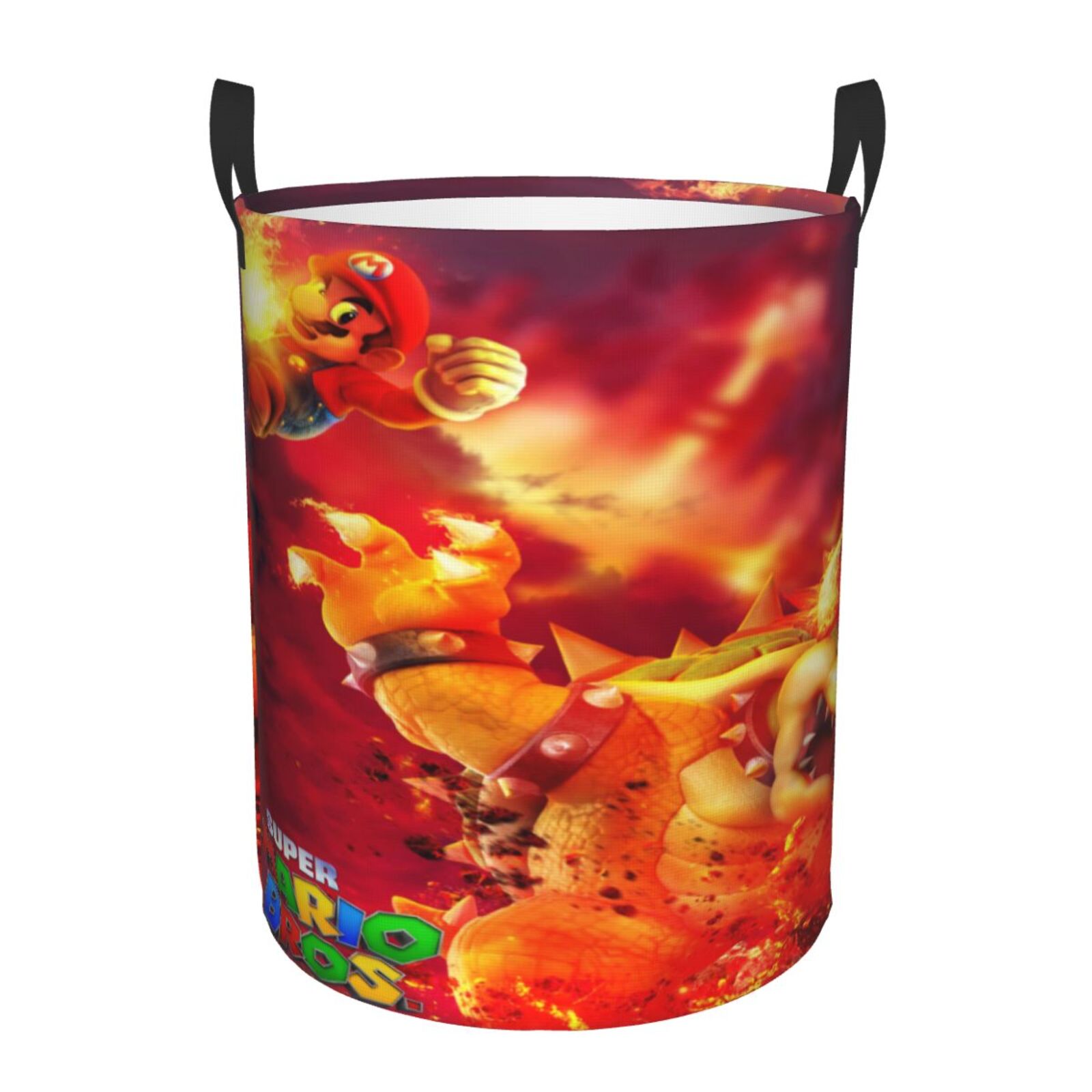 Super Mario Laundry Hamper Laundrys Basket Waterproof Durable Portable ...