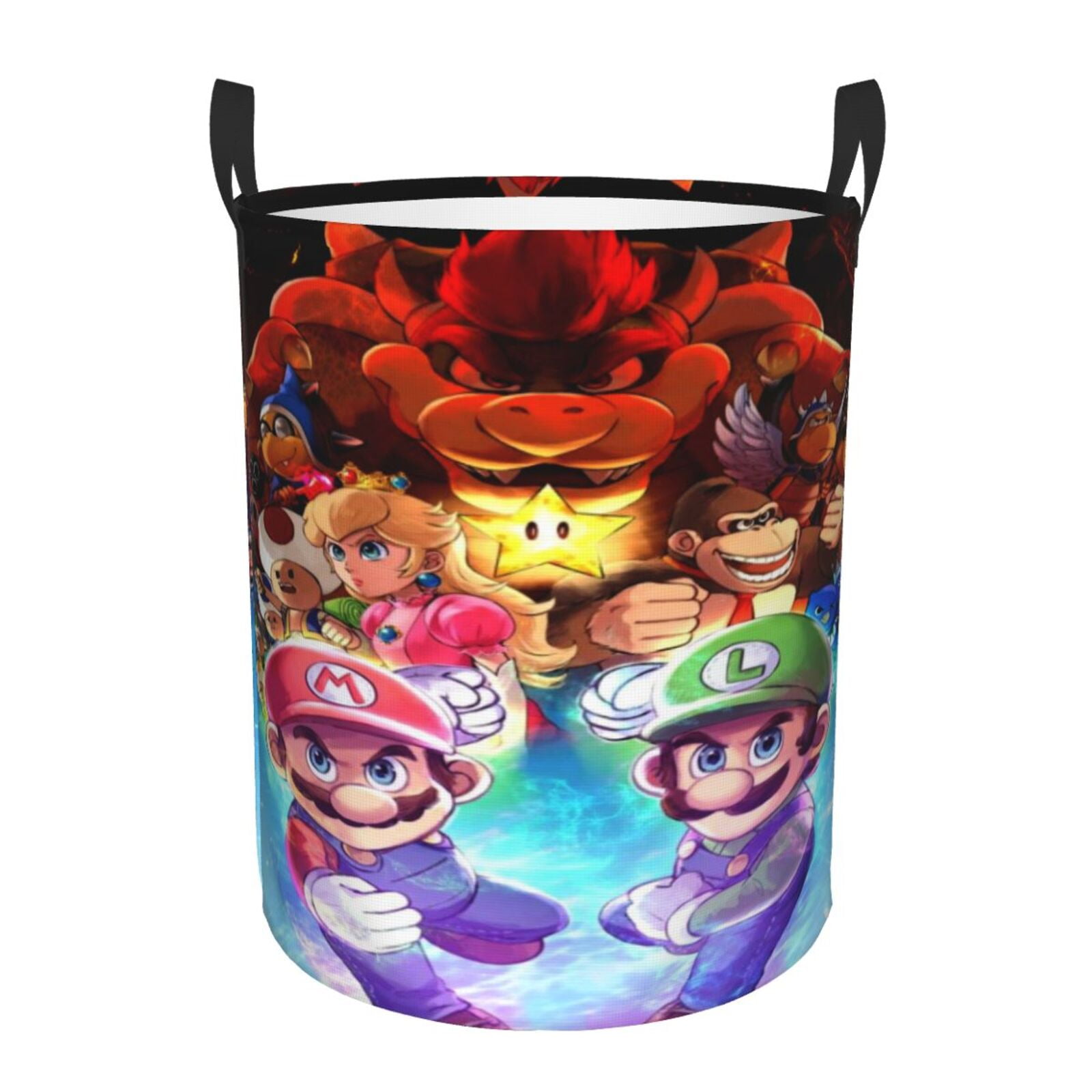 Super Mario Laundry Hamper Laundrys Basket Waterproof Durable Portable ...