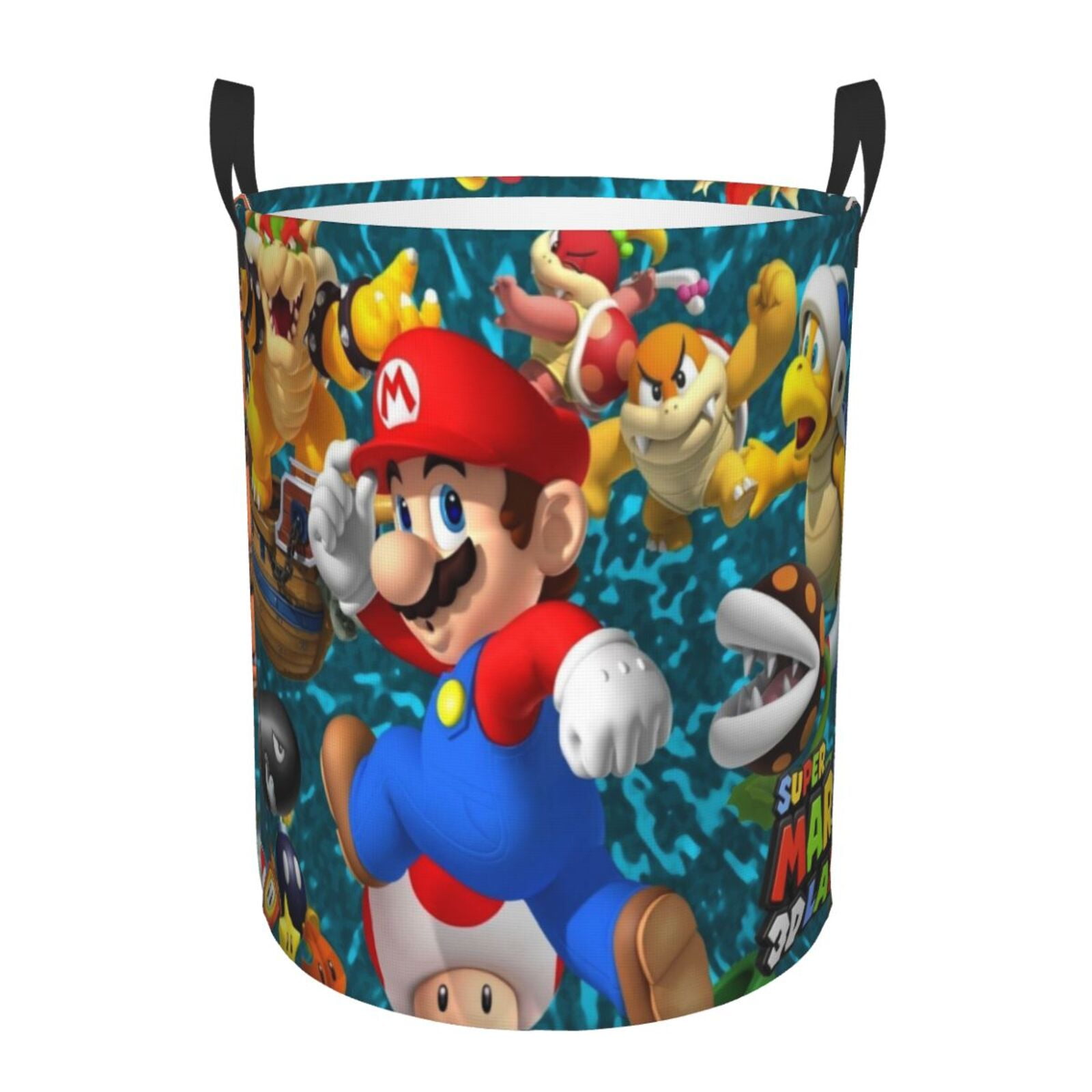Super Mario Laundry Hamper Laundrys Basket Waterproof Durable Portable ...
