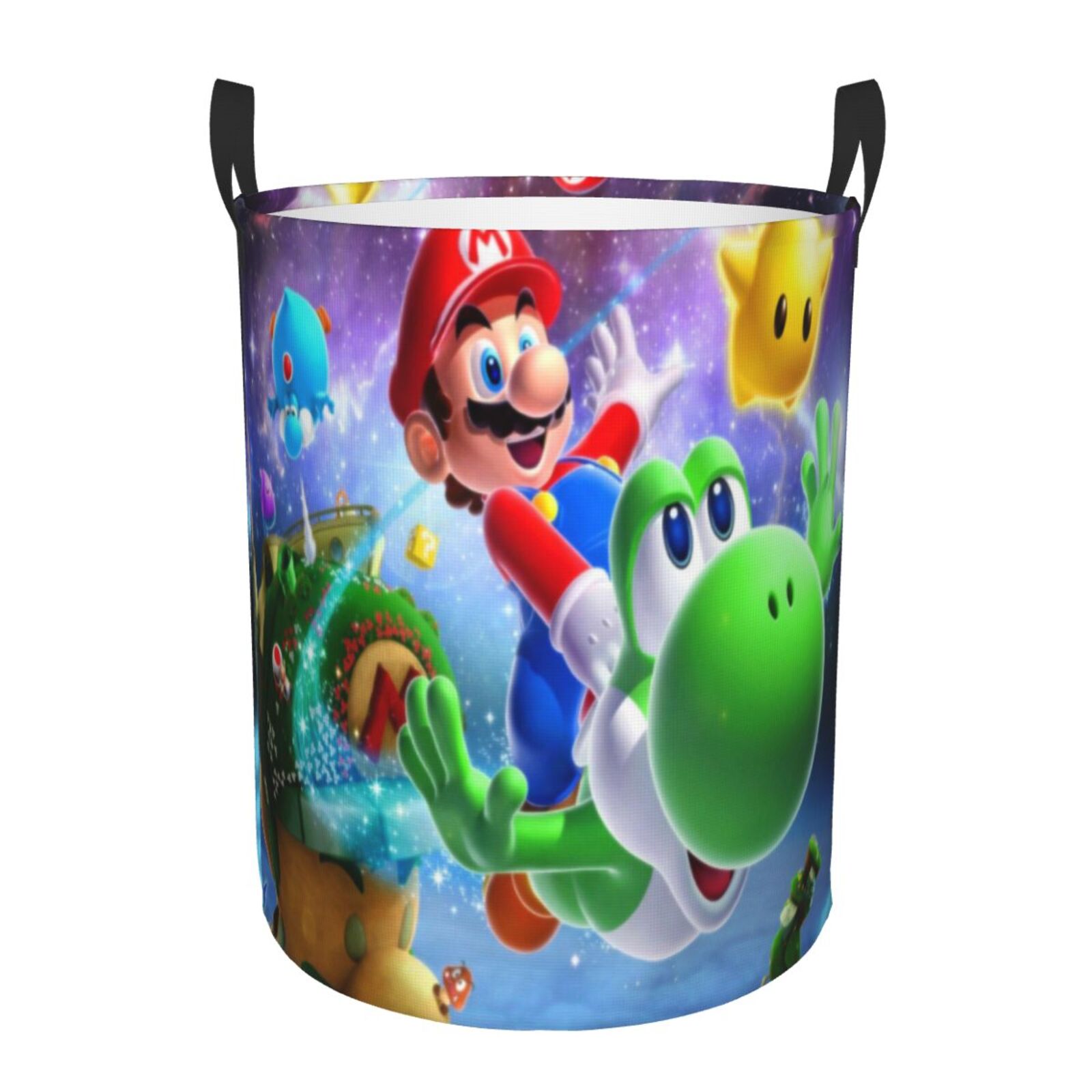 Super Mario Laundry Hamper Laundrys Basket Waterproof Durable Portable ...