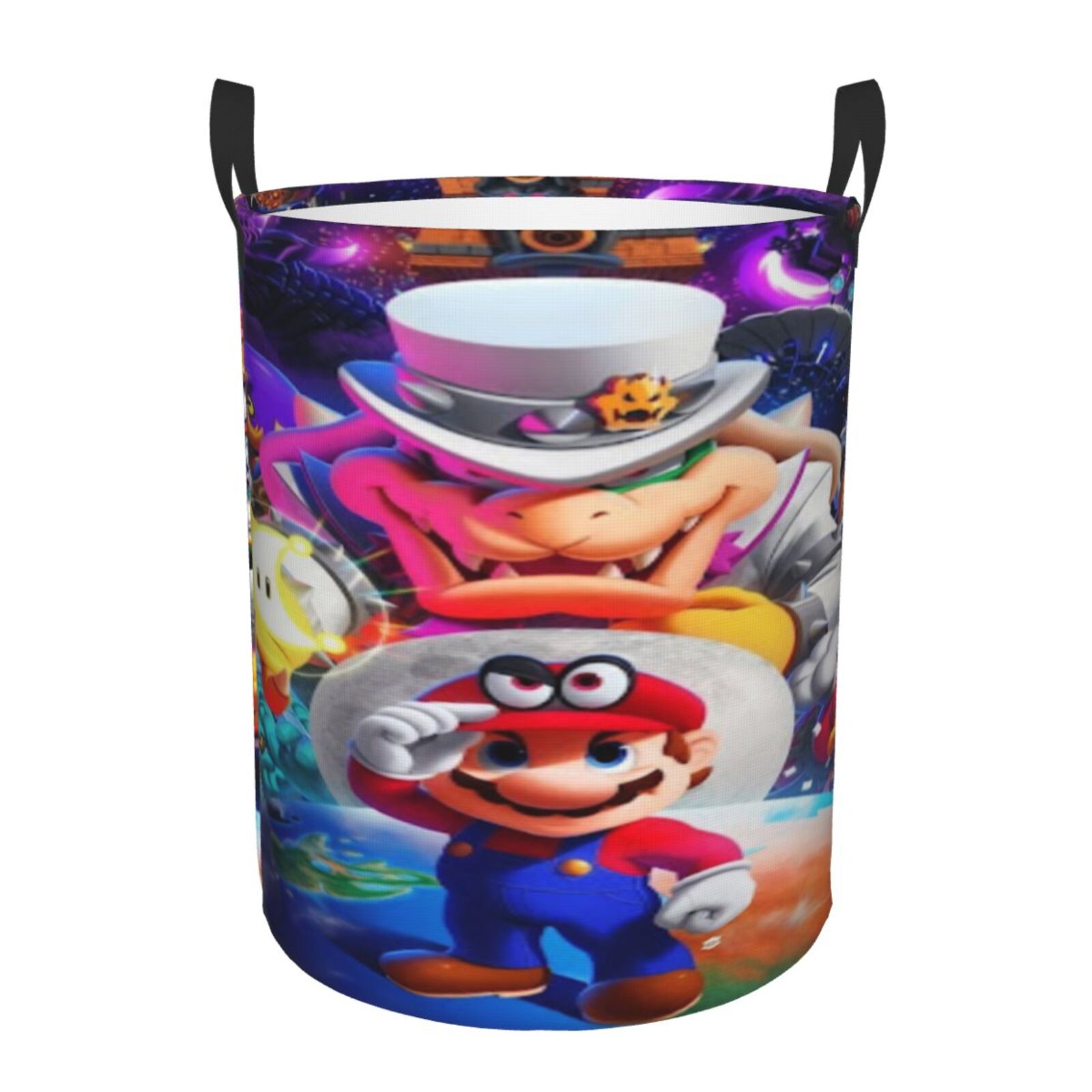 Super Mario Laundry Hamper Laundrys Basket Waterproof Durable Portable ...