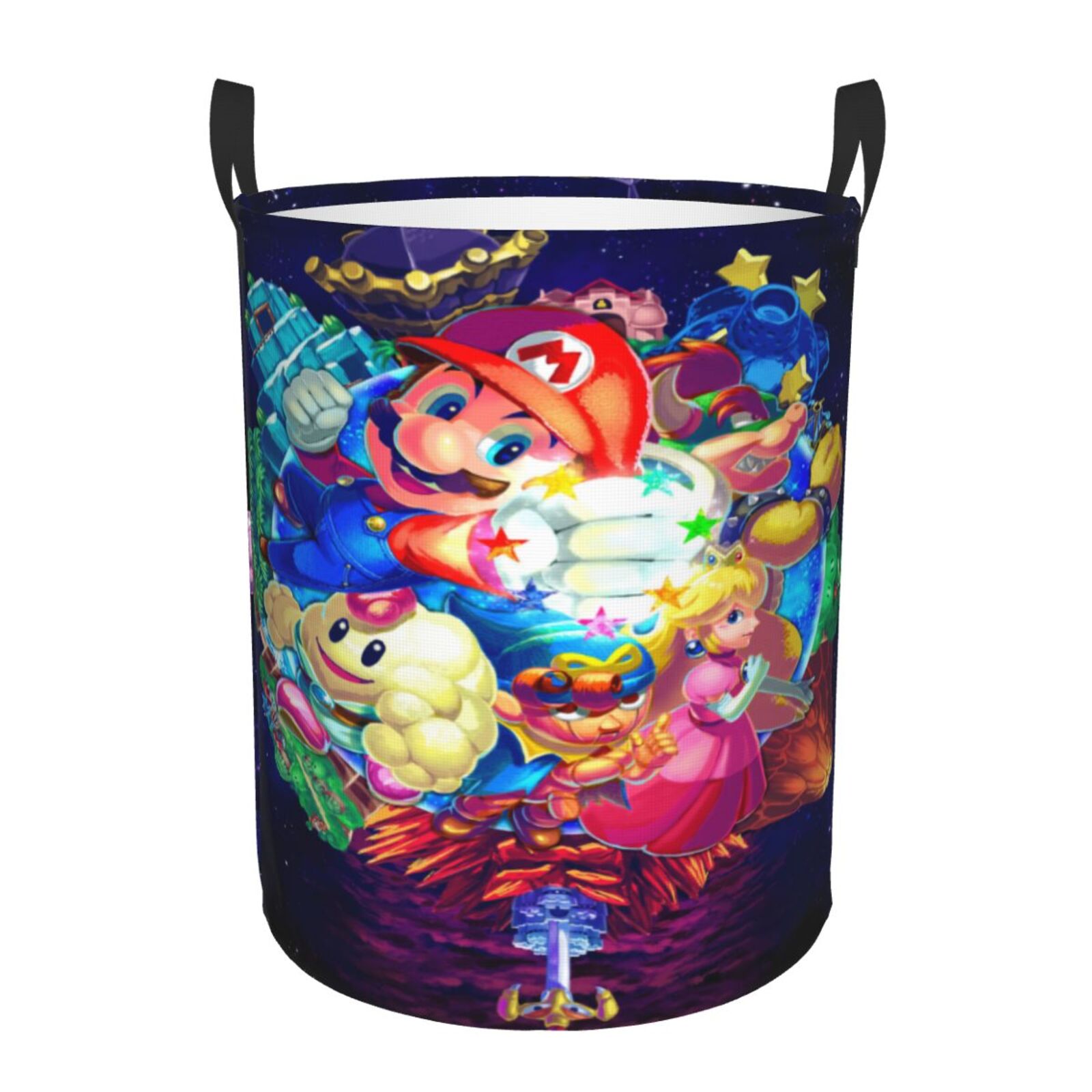 Super Mario Laundry Hamper Laundrys Basket Waterproof Durable Portable ...