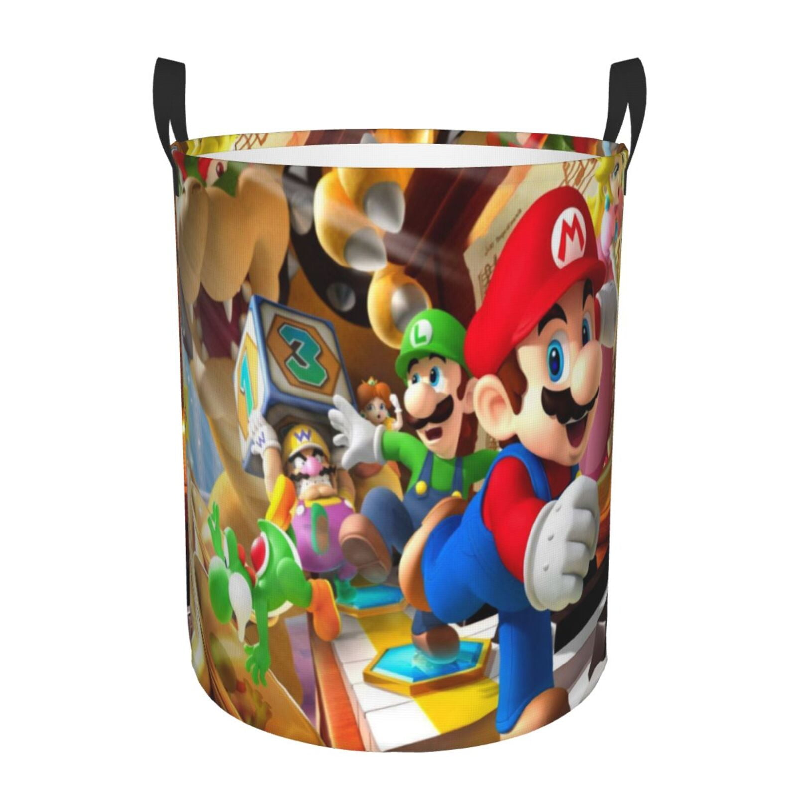 Super Mario Laundry Hamper Laundrys Basket Waterproof Durable Portable ...
