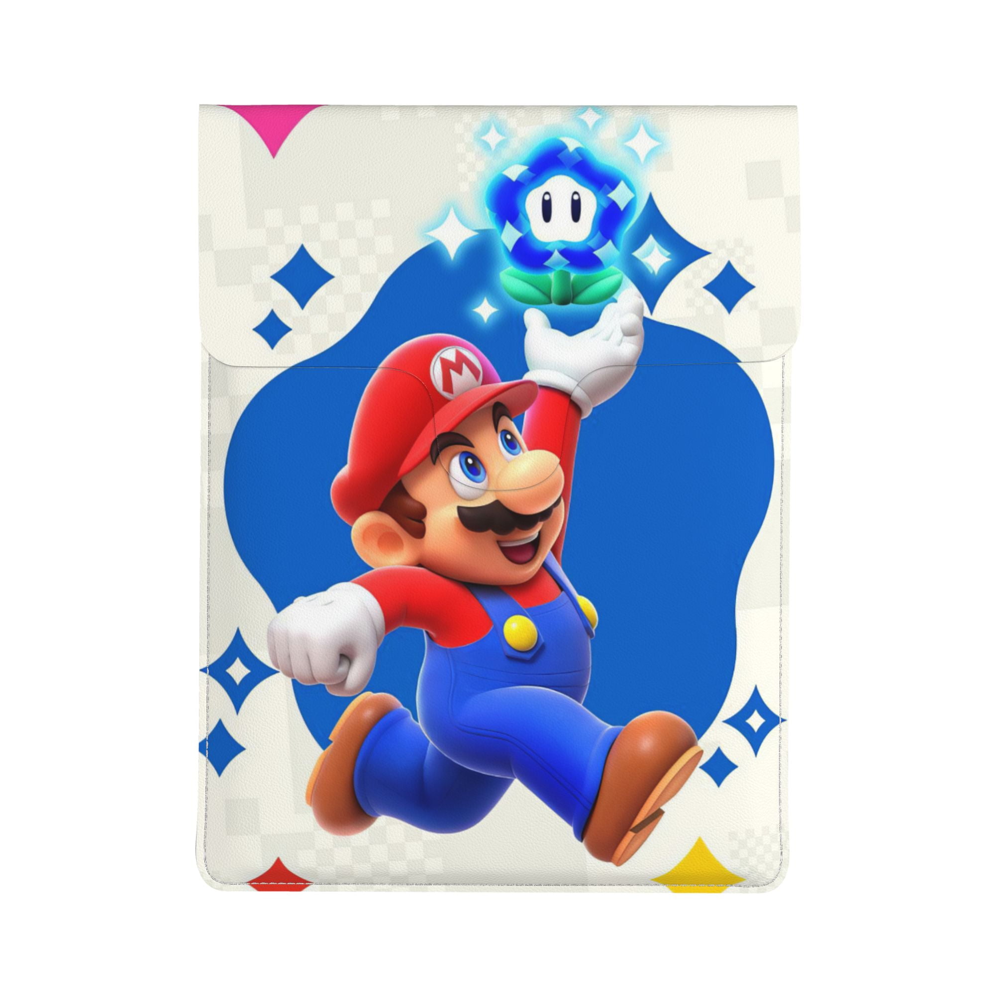 Super Mario Leather Laptop Sleeve Slim Protective Case Waterproof Cover ...