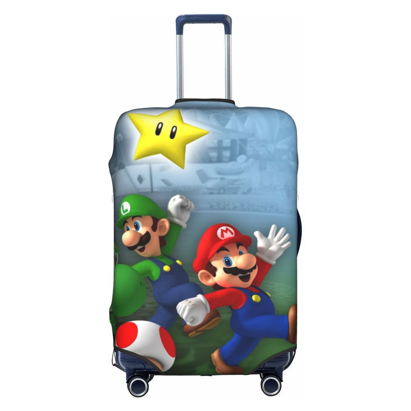 Super Mario Luggage Covers Suitcase Cover Protector Carry On Cover ...