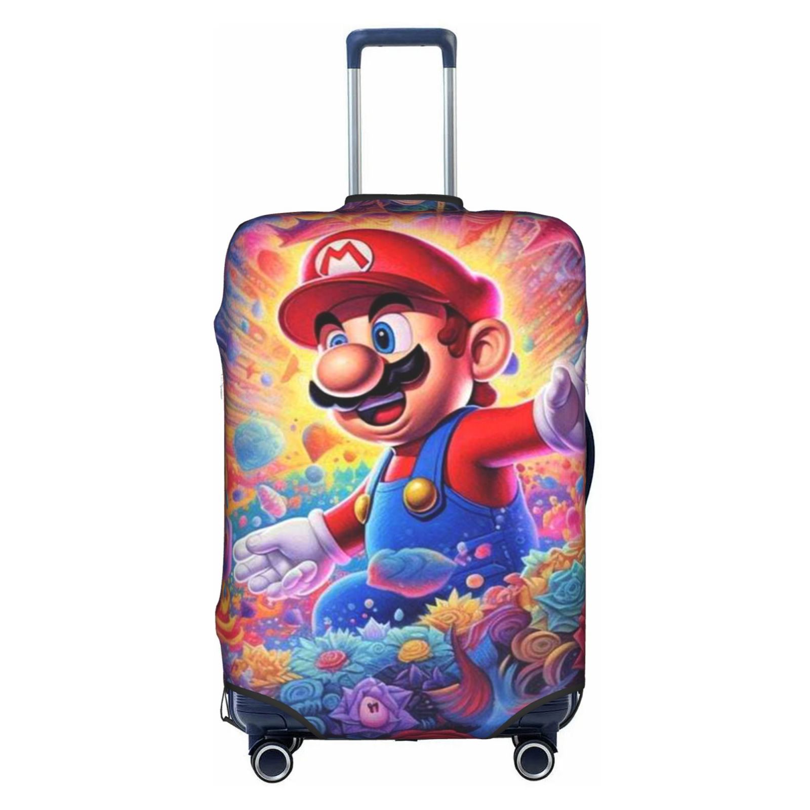 Super Mario Luggage Covers Suitcase Cover Protector Carry On Cover ...