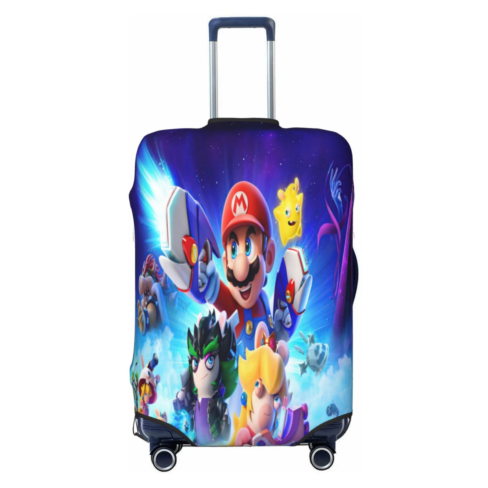 Super Mario Luggage Suitcase Covers Elastic Washable Cartoon Luggage ...