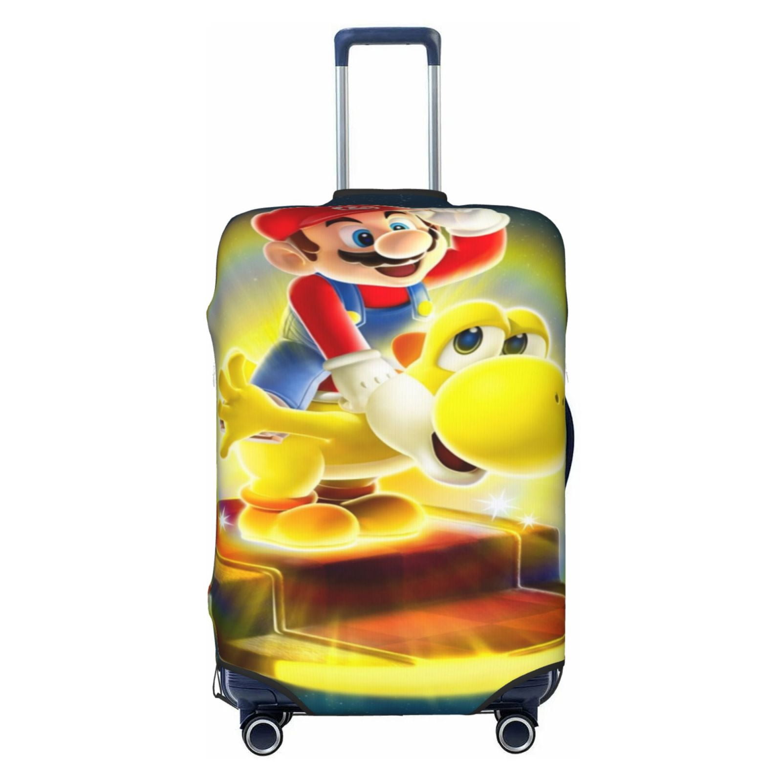 Super Mario Luggage Suitcase Covers Elastic Washable Cartoon Luggage ...