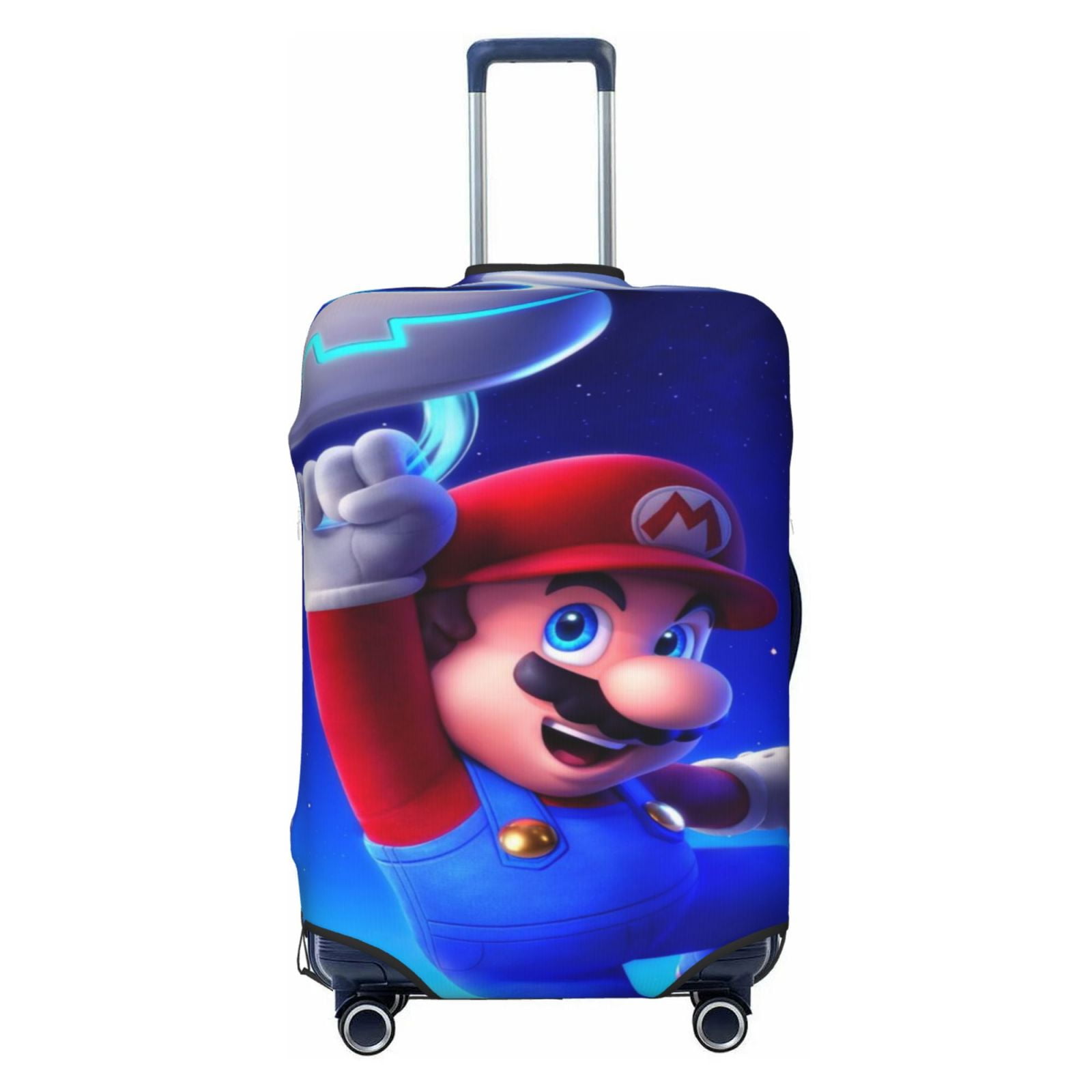 Super Mario Luggage Suitcase Covers Elastic Washable Cartoon Luggage ...
