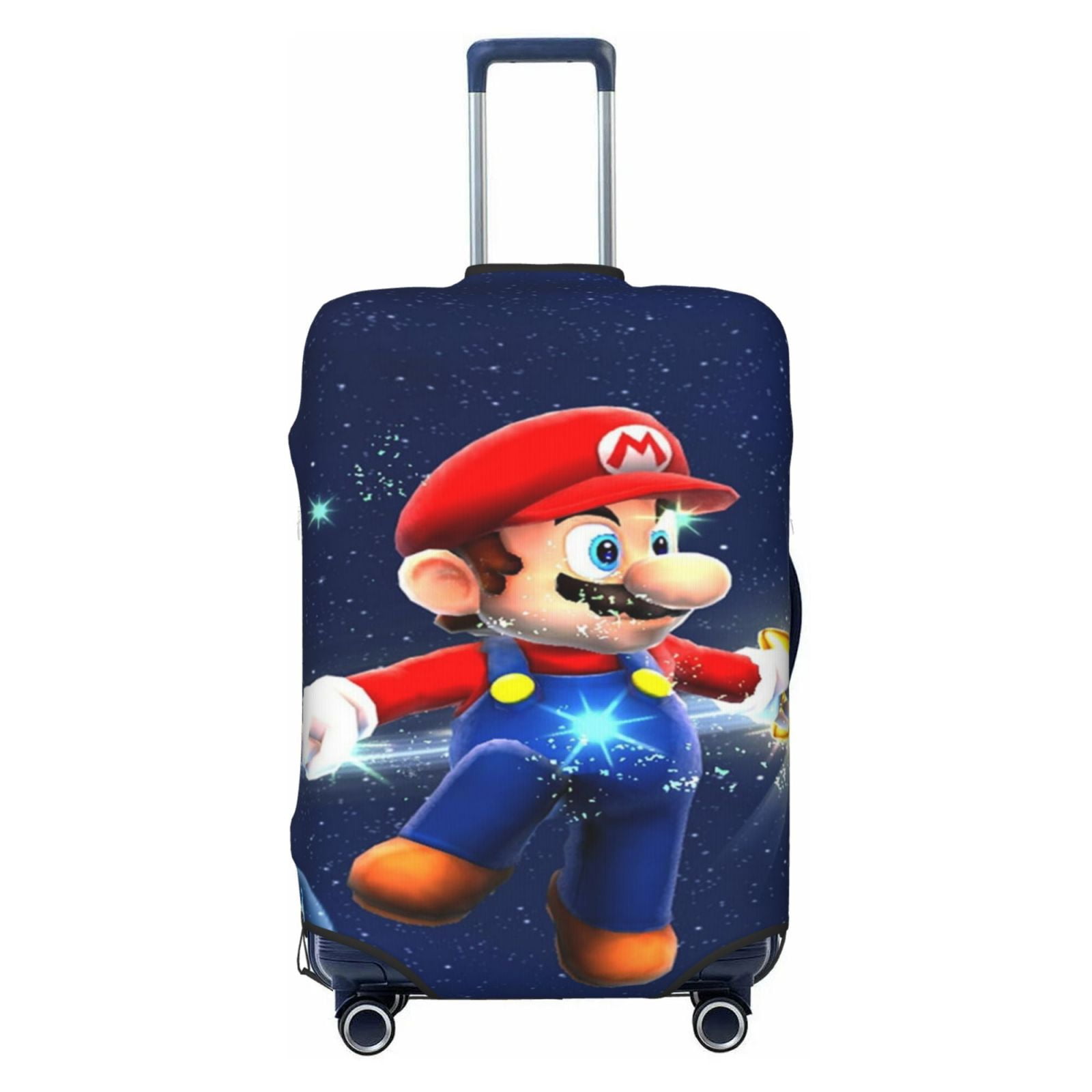 Super Mario Luggage Suitcase Covers Elastic Washable Cartoon Luggage ...