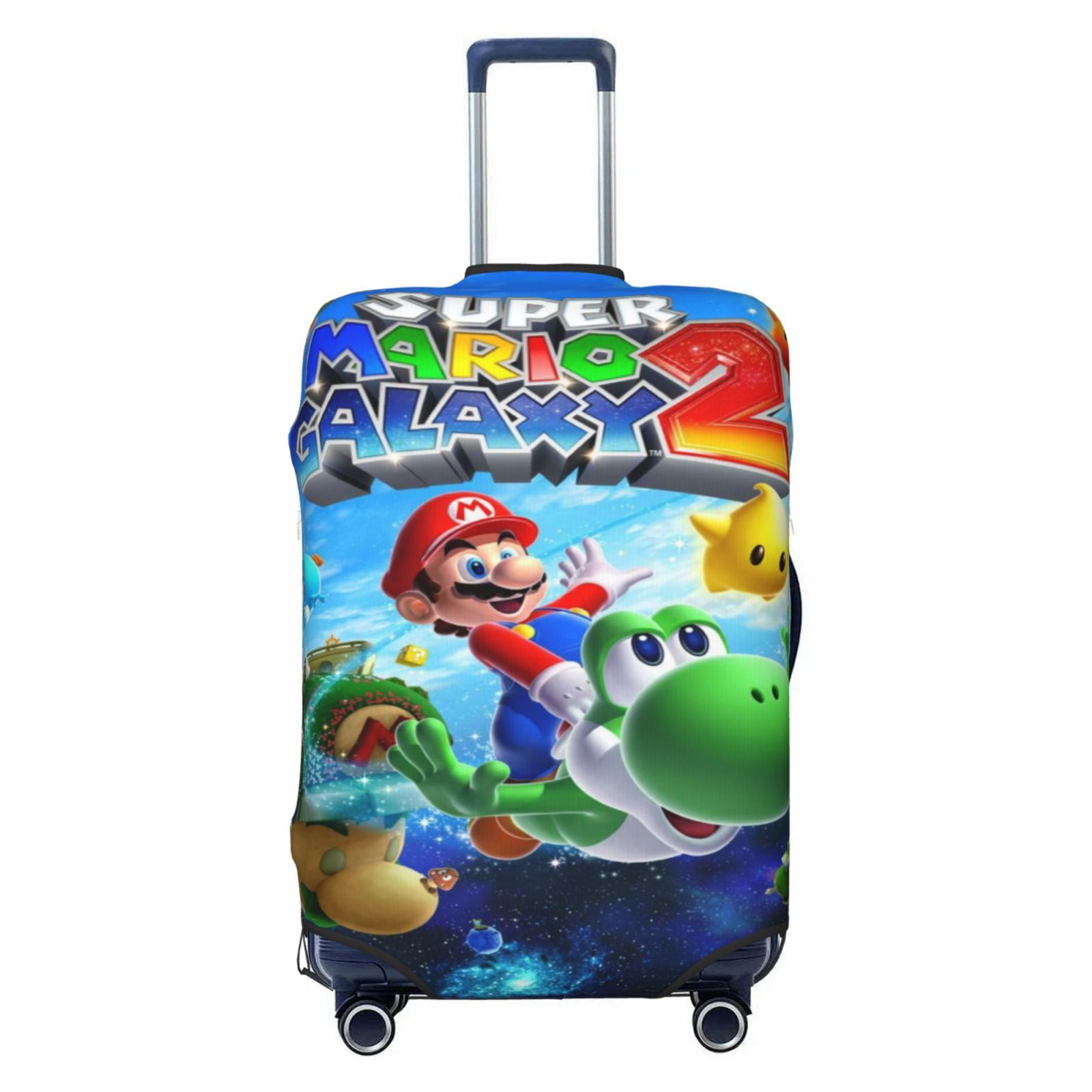 Super Mario Luggage Suitcase Covers Elastic Washable Cartoon Luggage ...