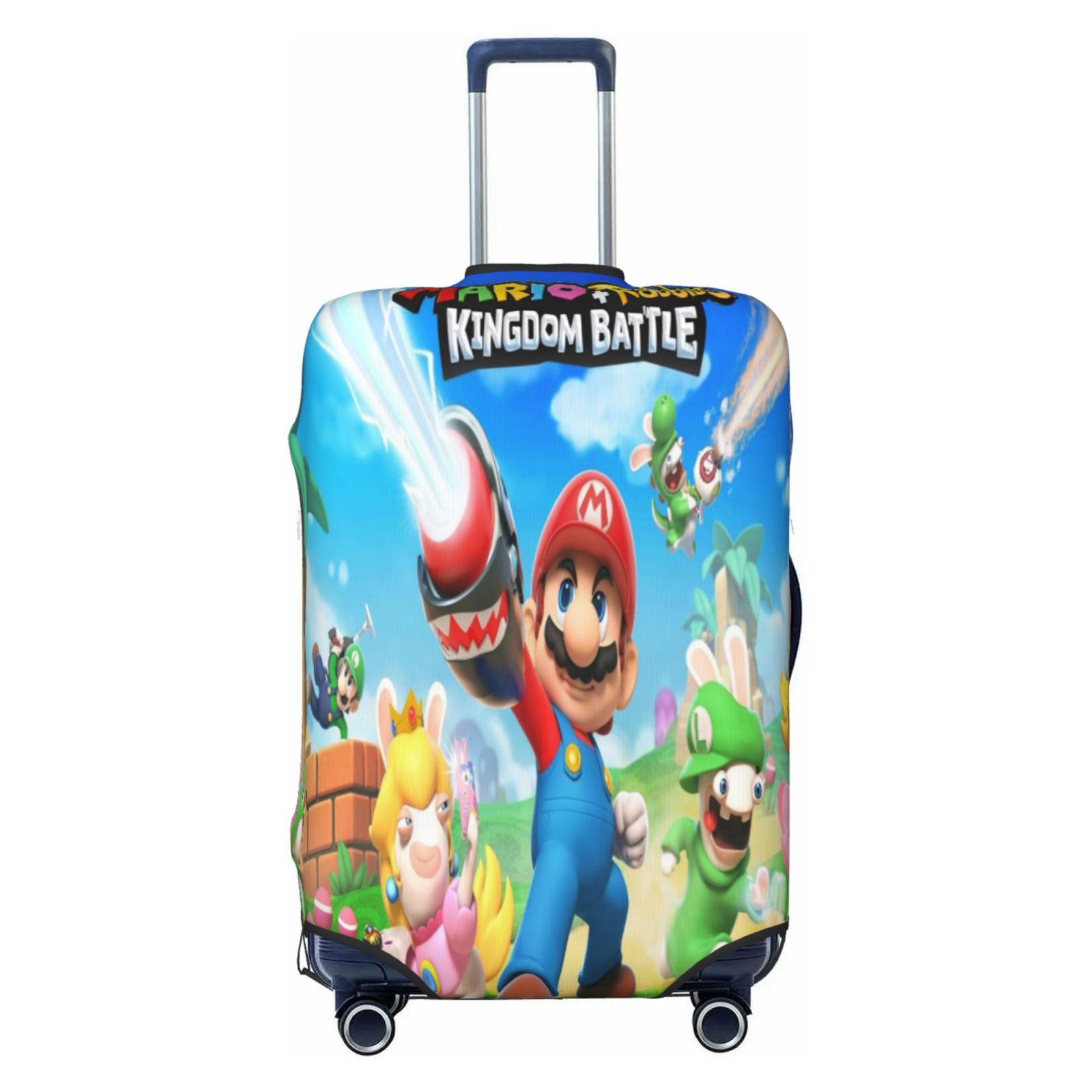 Super Mario Luggage Suitcase Covers Elastic Washable Cartoon Luggage ...