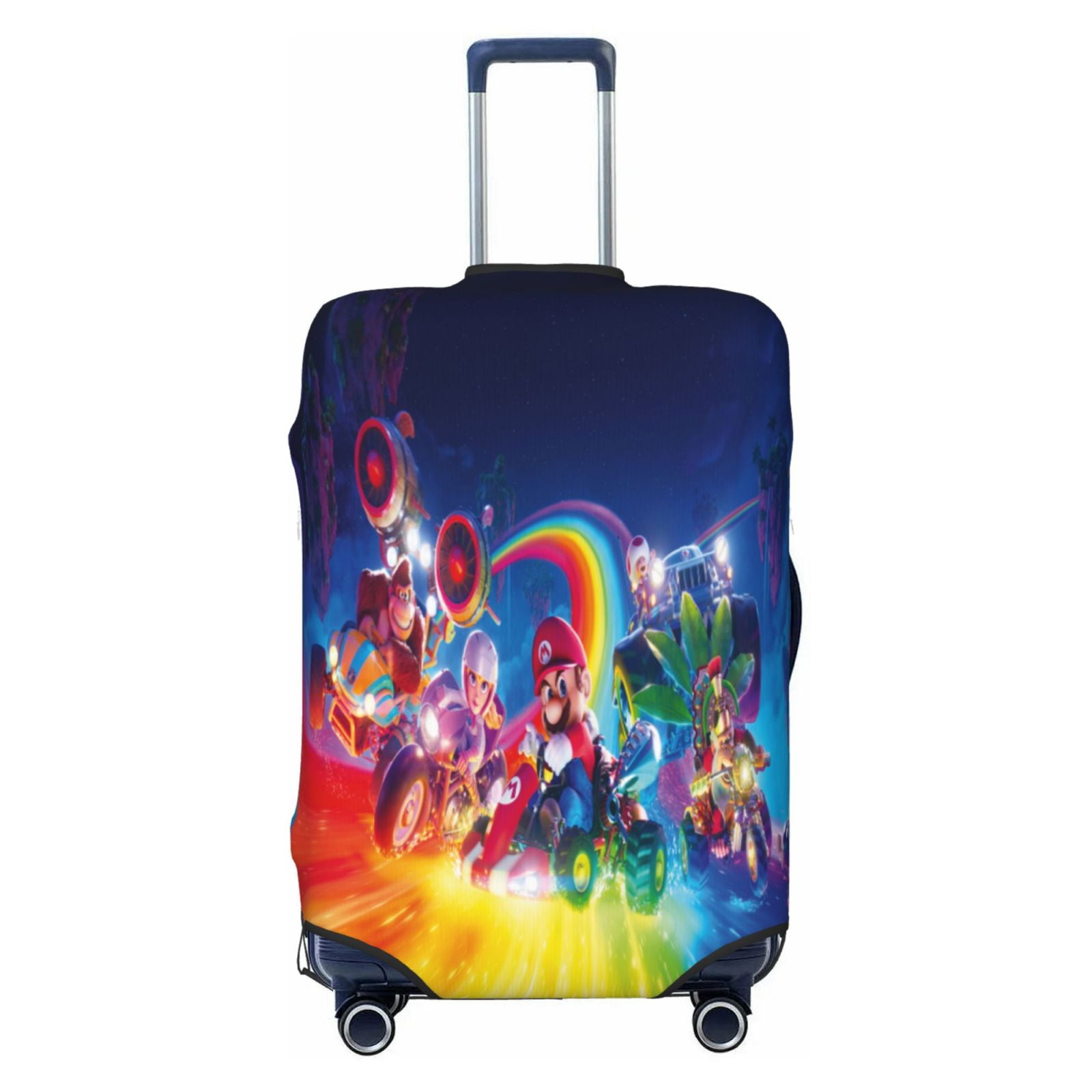 Super Mario Luggage Suitcase Covers Elastic Washable Cartoon Luggage ...