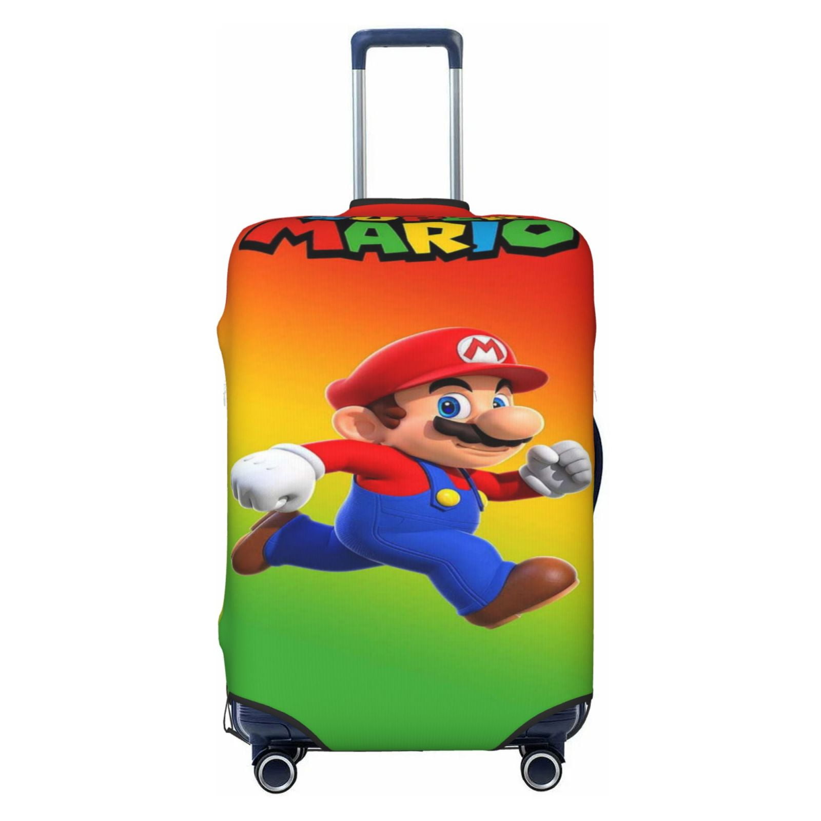 Super Mario Luggage Suitcase Covers Elastic Washable Cartoon Luggage ...