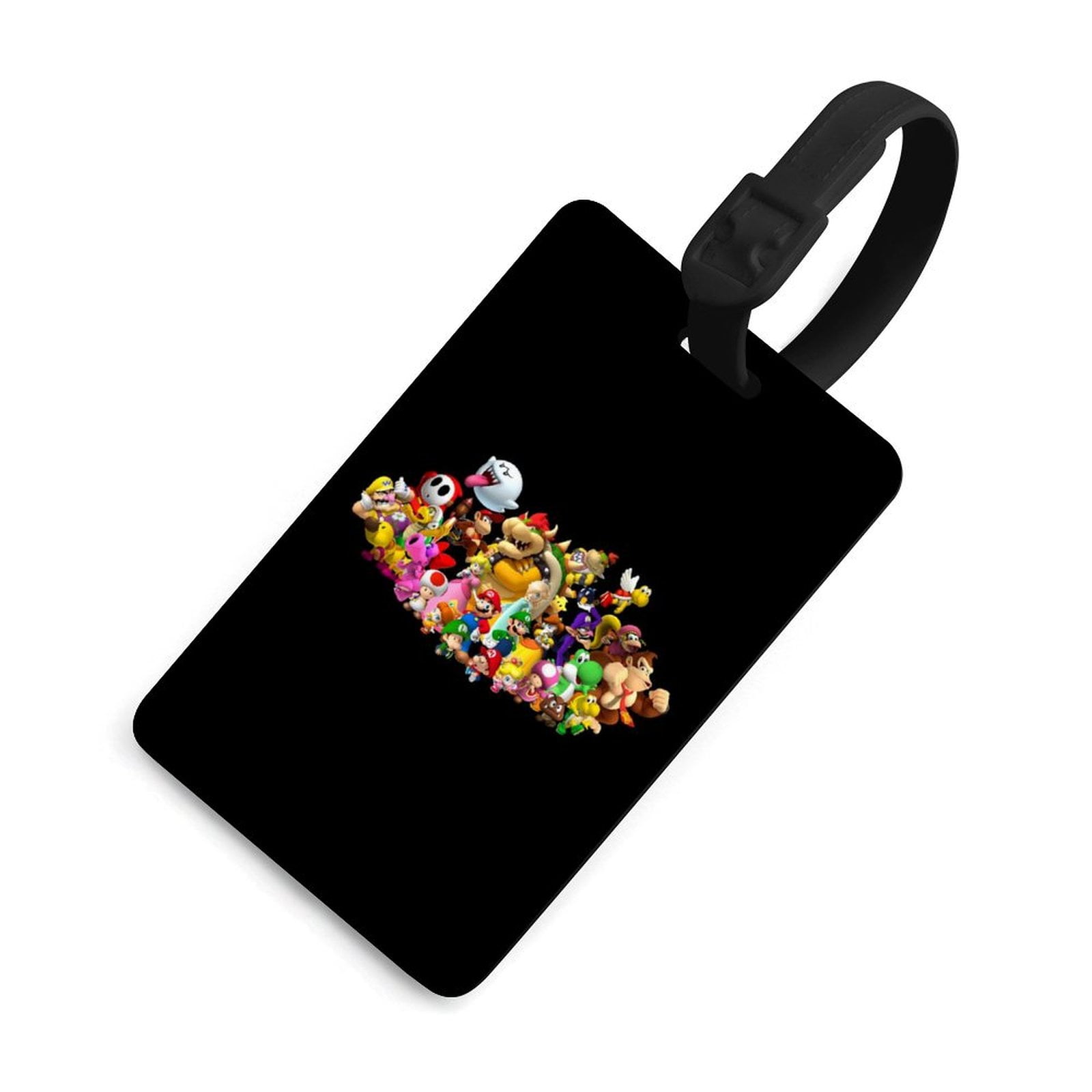 Super Mario Luggage Tag Luggage Tags PU Tags Cute Funny Travel Bag ...