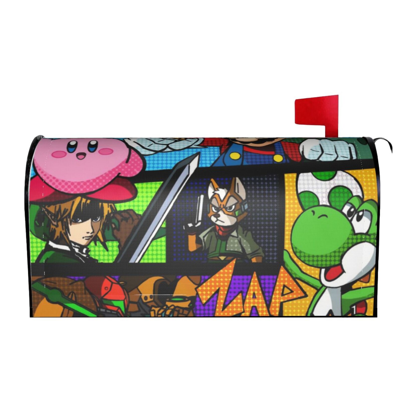 Super Mario Luigi Mario And Yoshi Group3 Cartoon Character Mailbox ...