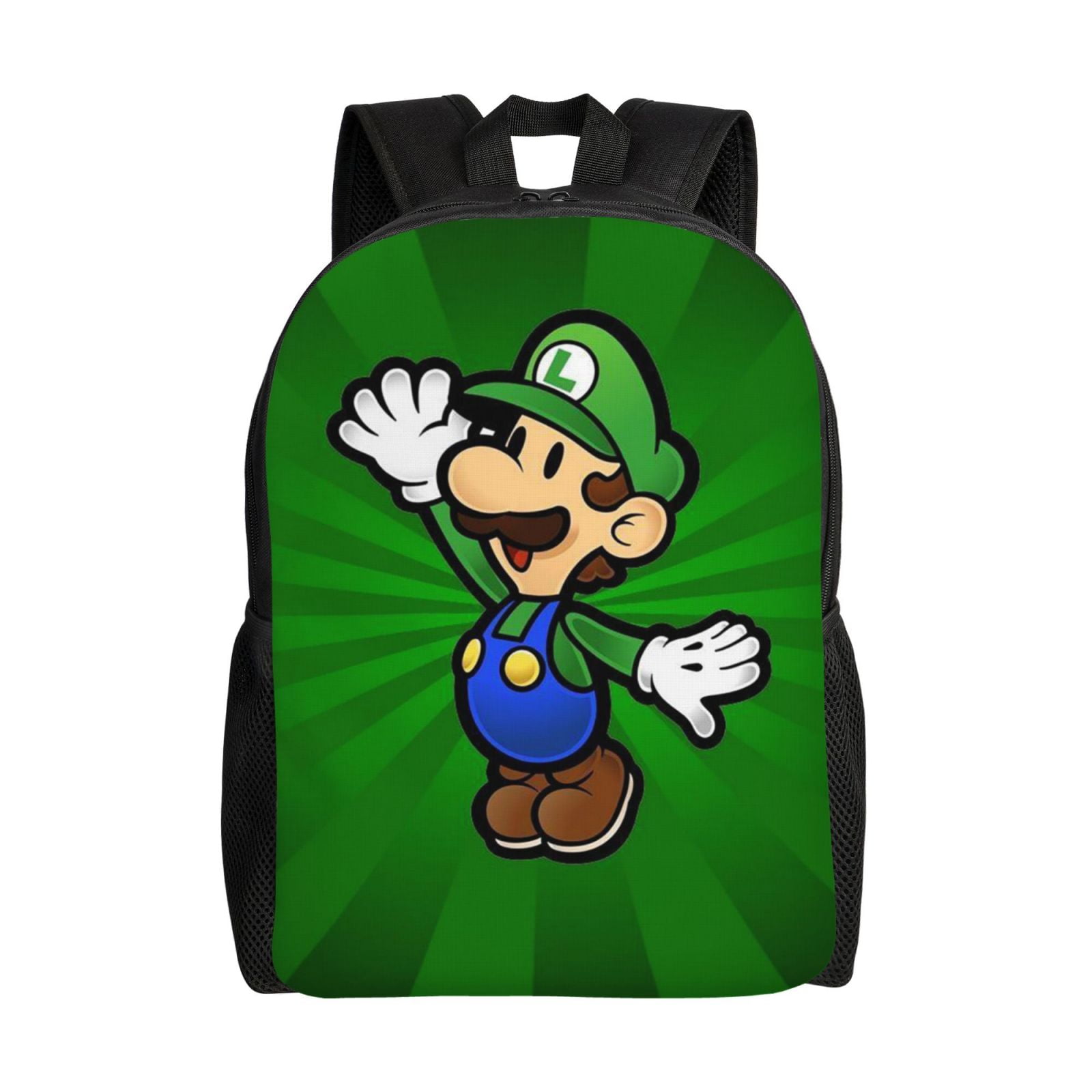 Super Mario Luigi Backpack Bookbag Casual Daypack Travel Backpacks for ...