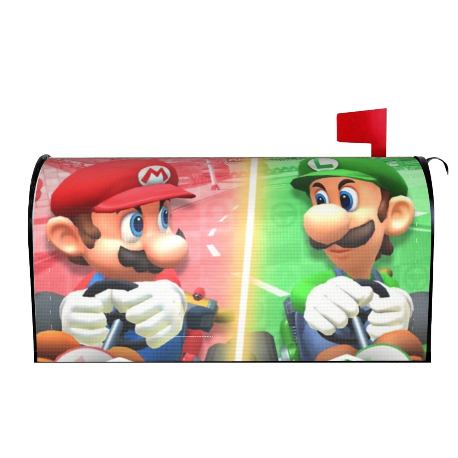 Super Mario Luigi Mario Cartoon Character Mailbox Cover Magnetic ...