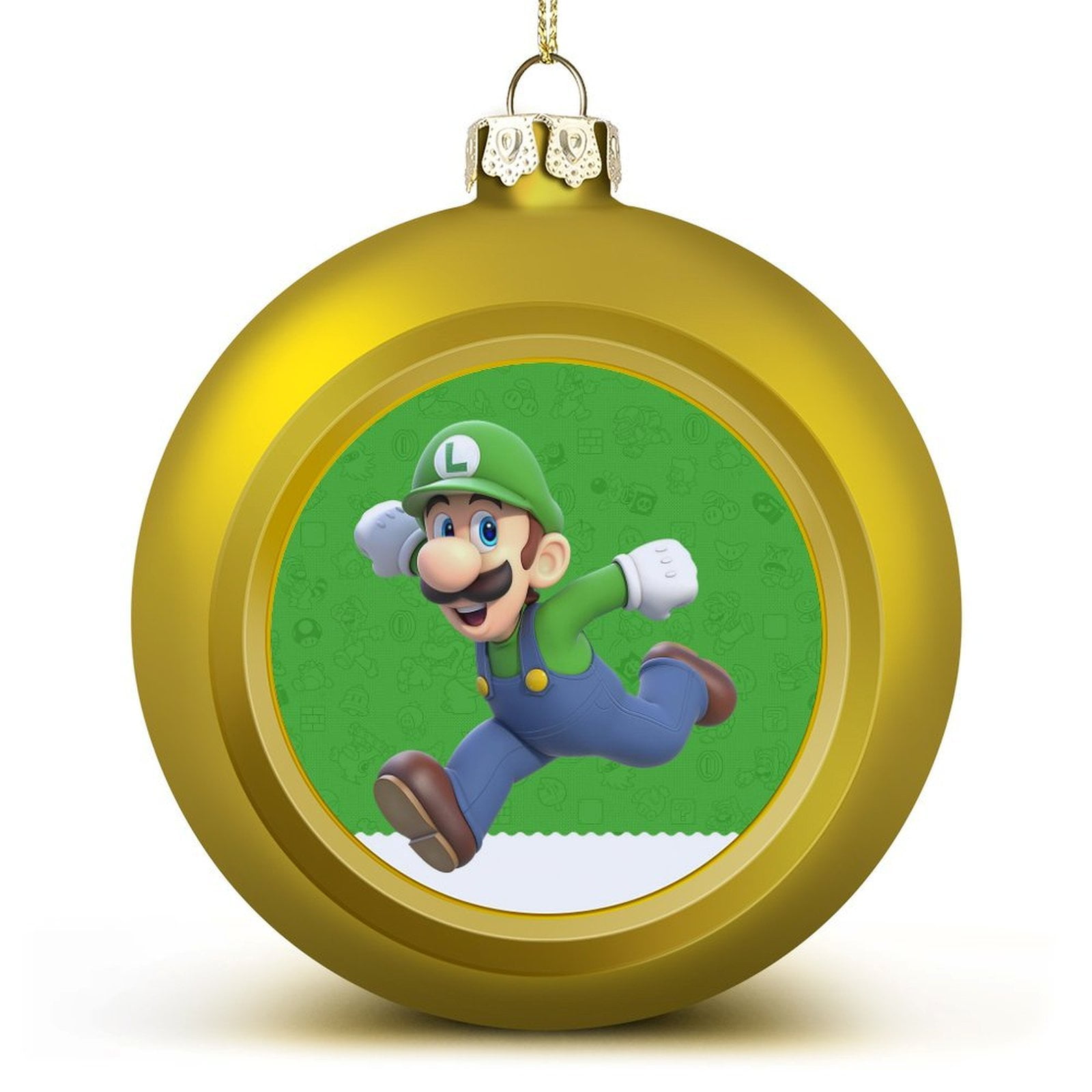Super Mario Luigi Christmas Ball Ornaments, 2.4 Inch Christmas Tree ...