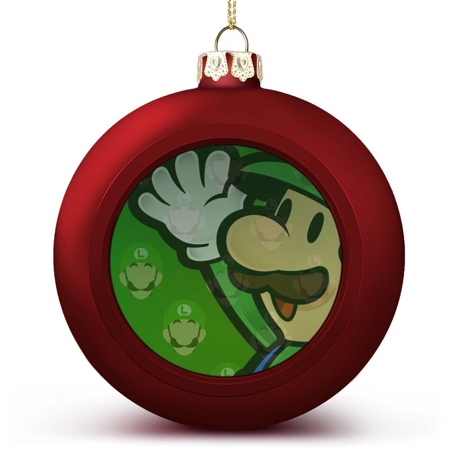 Super Mario Luigi Christmas Ball Ornaments, 2.4 Inch Christmas Tree ...