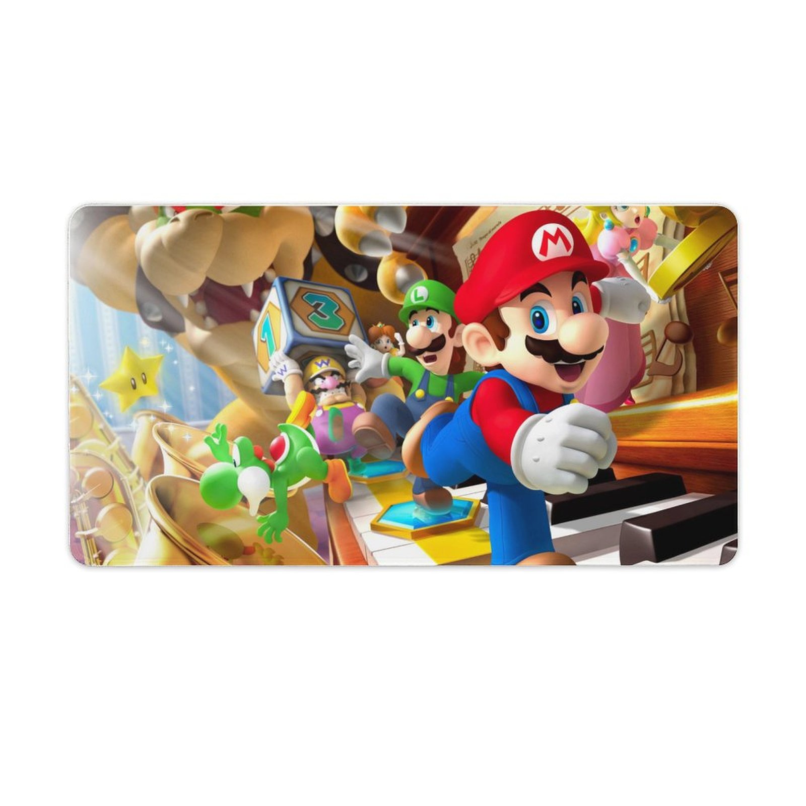 Super Mario Luigi Extended Gaming Mouse Pad No-sliped Large Desk Mat ...