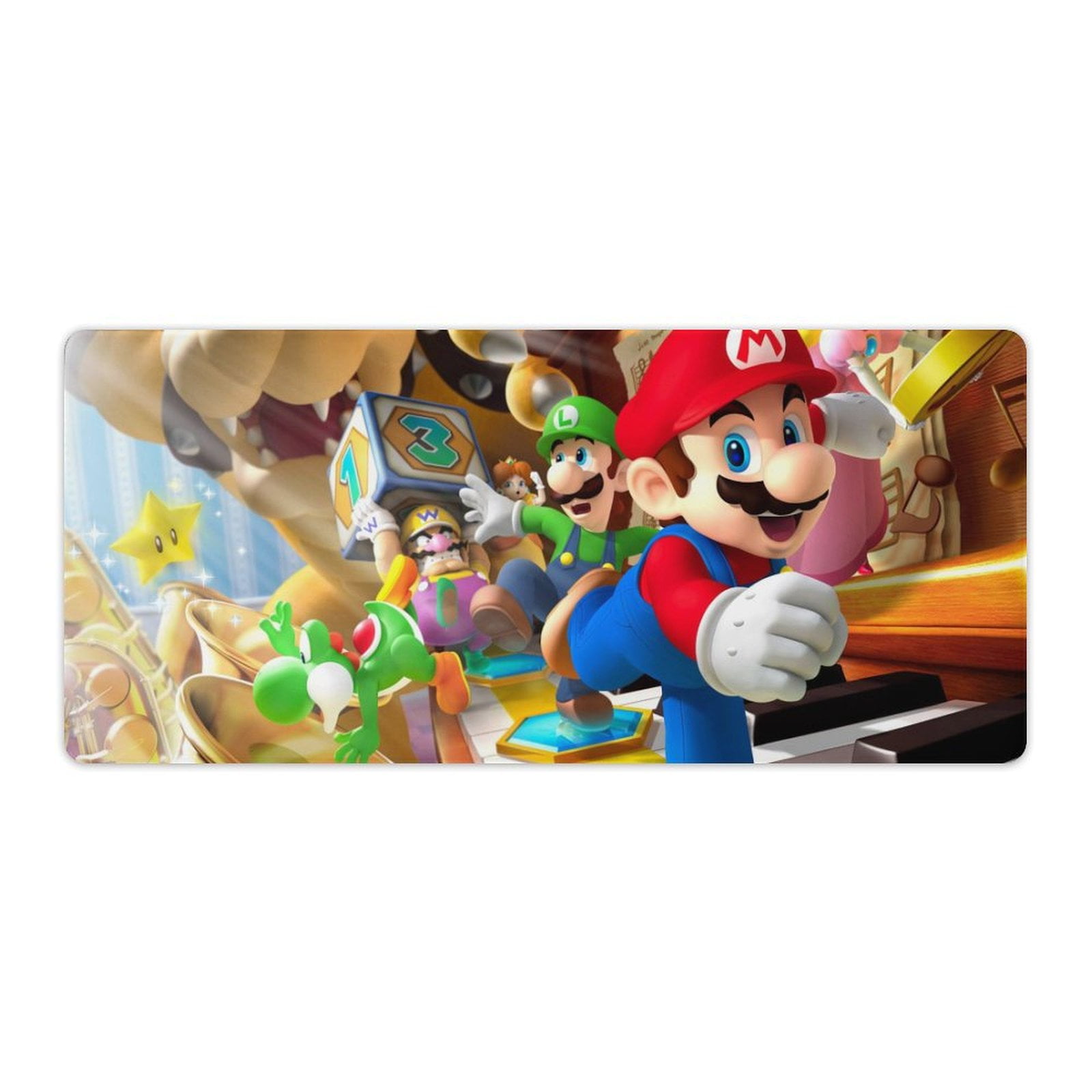 Super Mario Luigi Extended Gaming Mouse Pad No-sliped Large Desk Mat ...