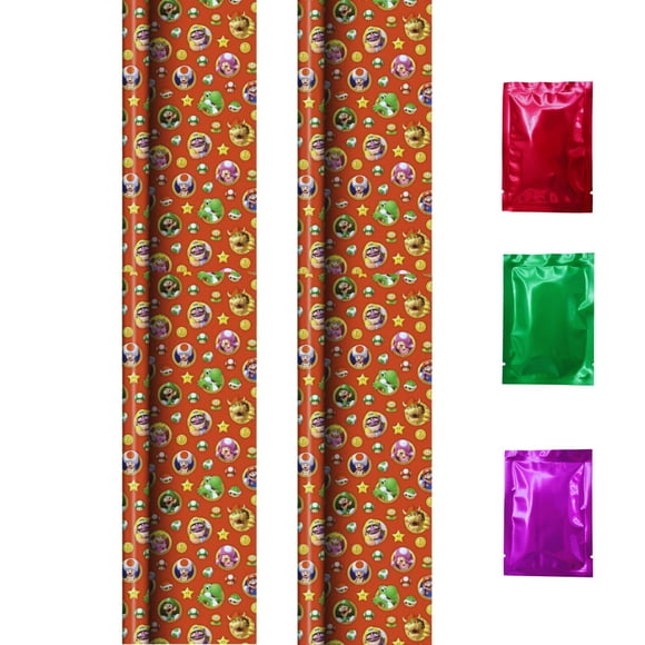 Mario Bros Wrapping Paper