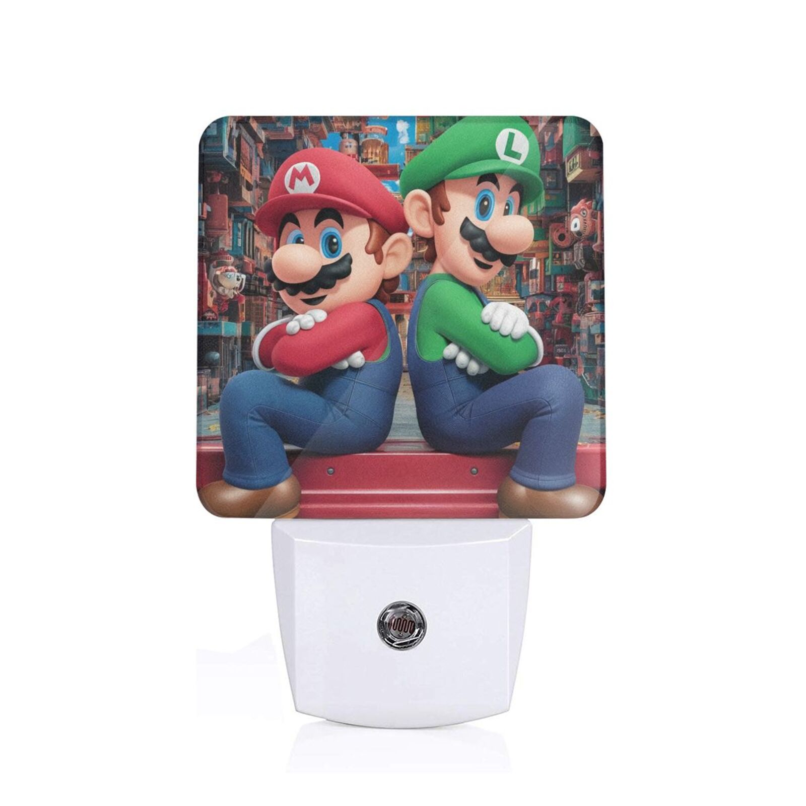 Super-Mario And Luigi LED Plug in Night Light for Kids,3D Cute Puppy ...