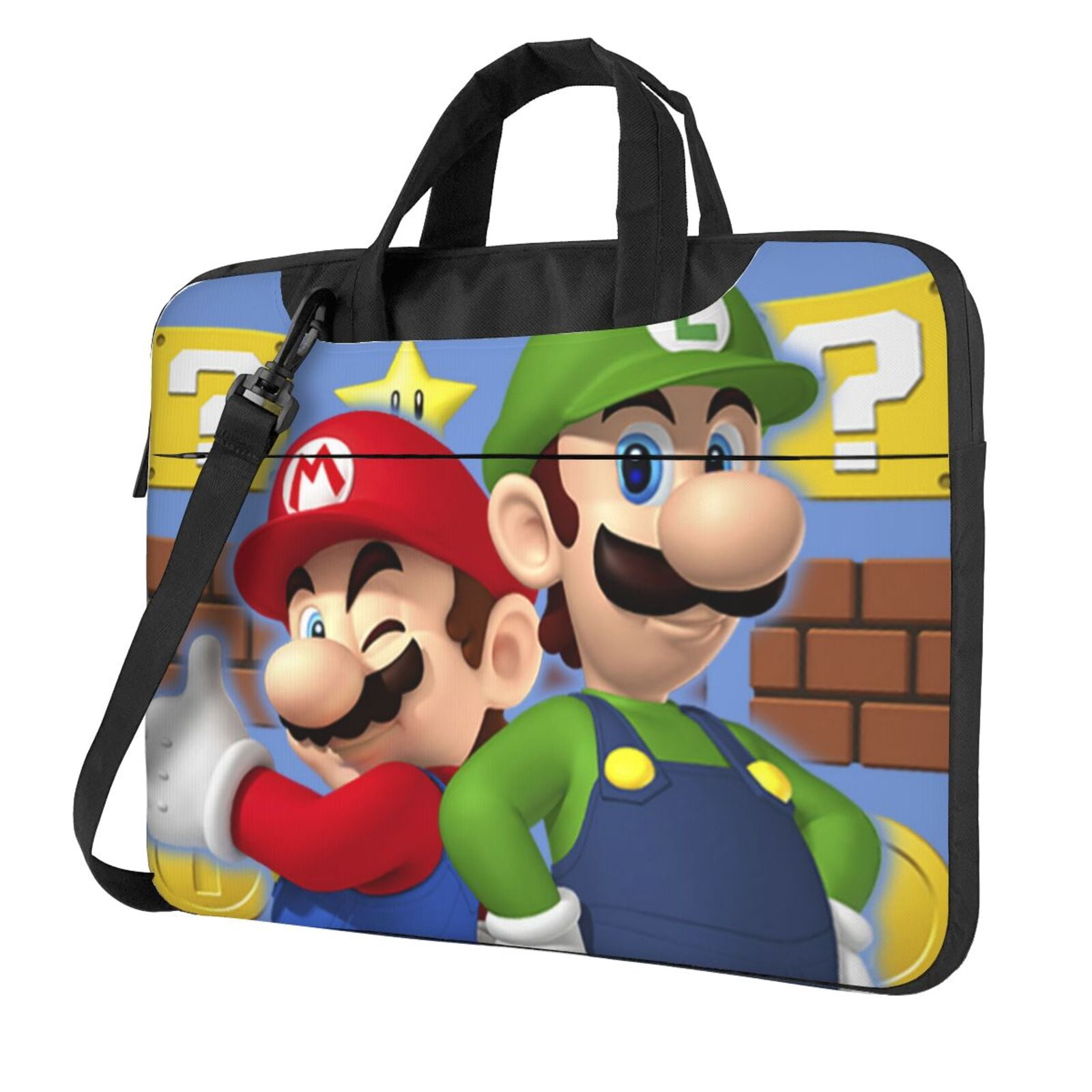 Super Mario Luigi Laptop Bag Portable Shoulder Laptop Case Sleeve ...