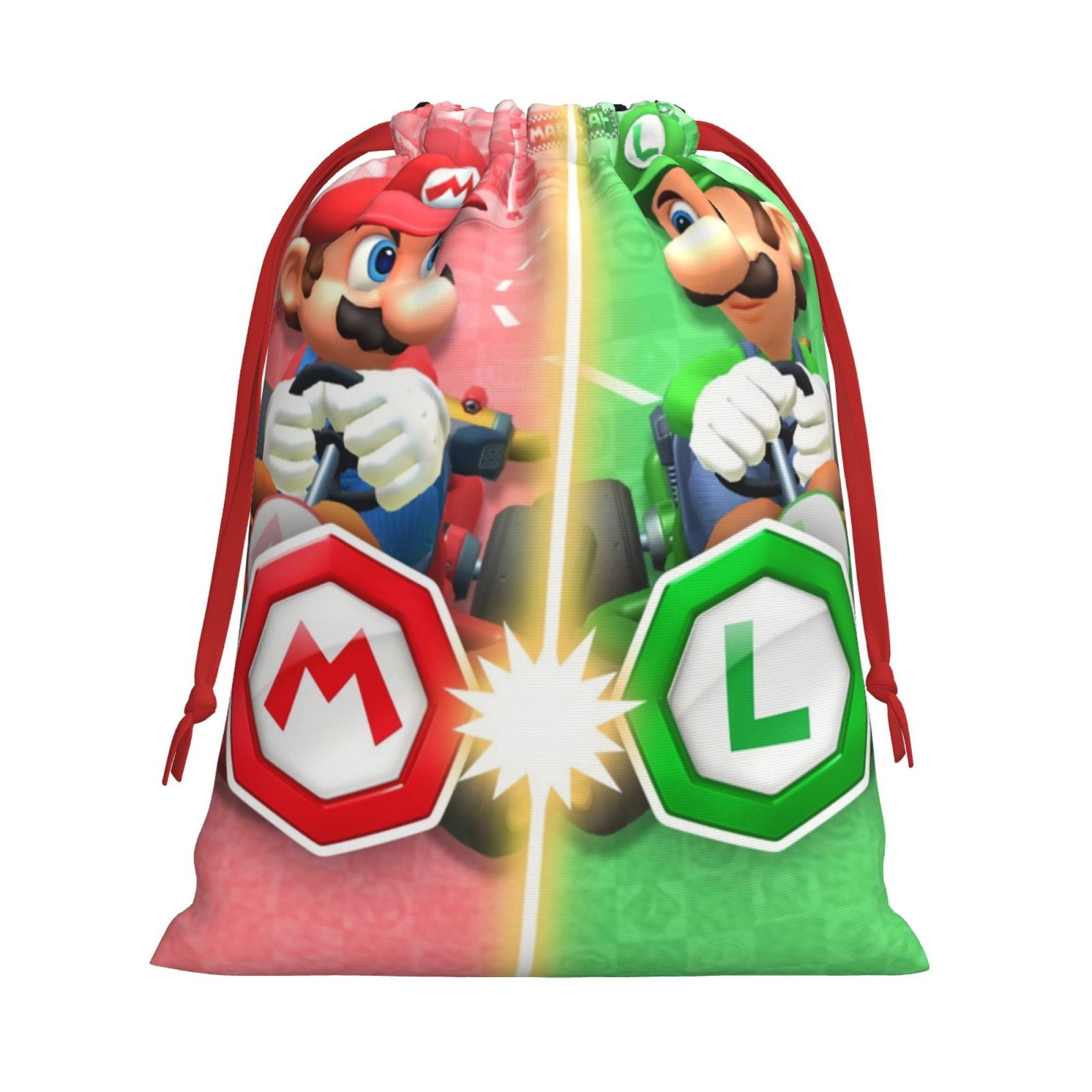 Super-Mario Luigi Mario Gift Bags,Christmas Gift Bags,Drawstring ...