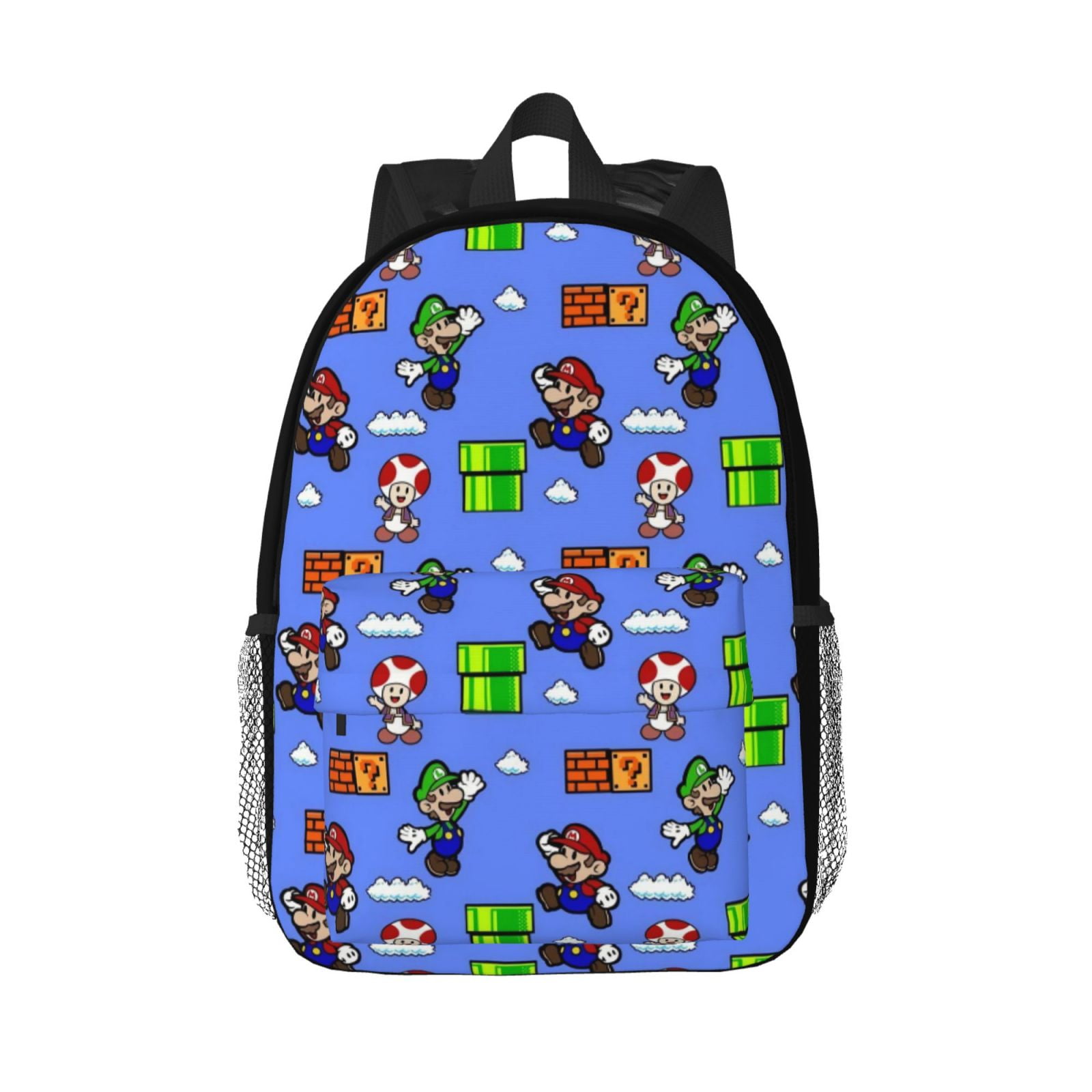Super Mario Luigi Mario And Mushroom Backpack,Classic carry-on travel ...