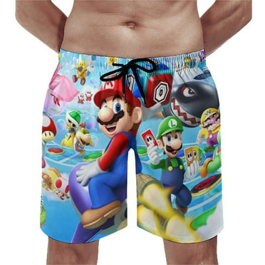 Walmart Super Mario Bros Boys' Lightweight, Quick-Drying Swim Trunks ...