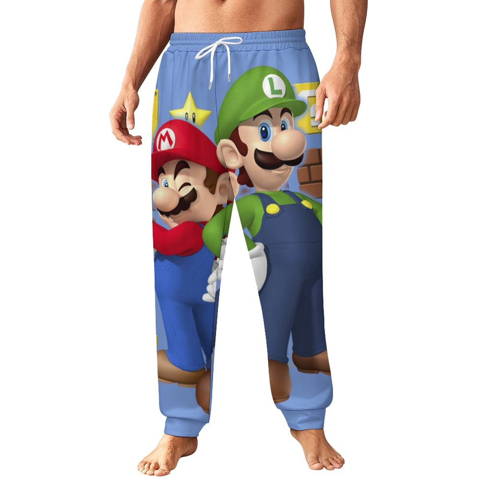 Super Mario Luigi Men's Sweatpants Trousers 3D Printed Joggers Track ...