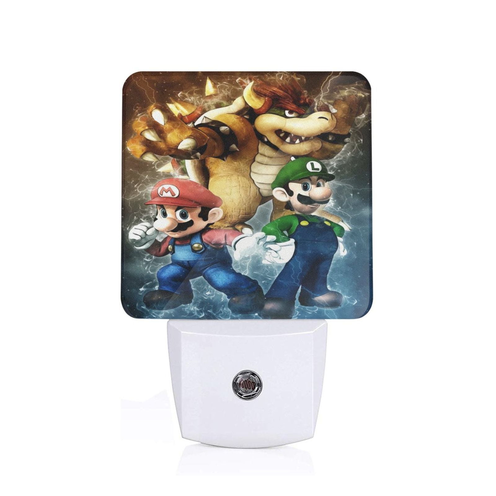 Super-Mario And Luigi Night Lights Plug Into Wall [1 Pack],Color ...